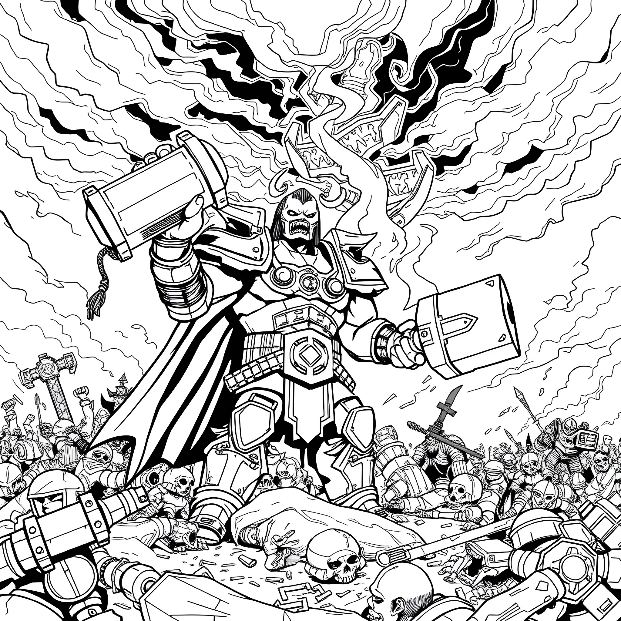 Best Doomslayer Coloring Pages (Free Printable PDF)