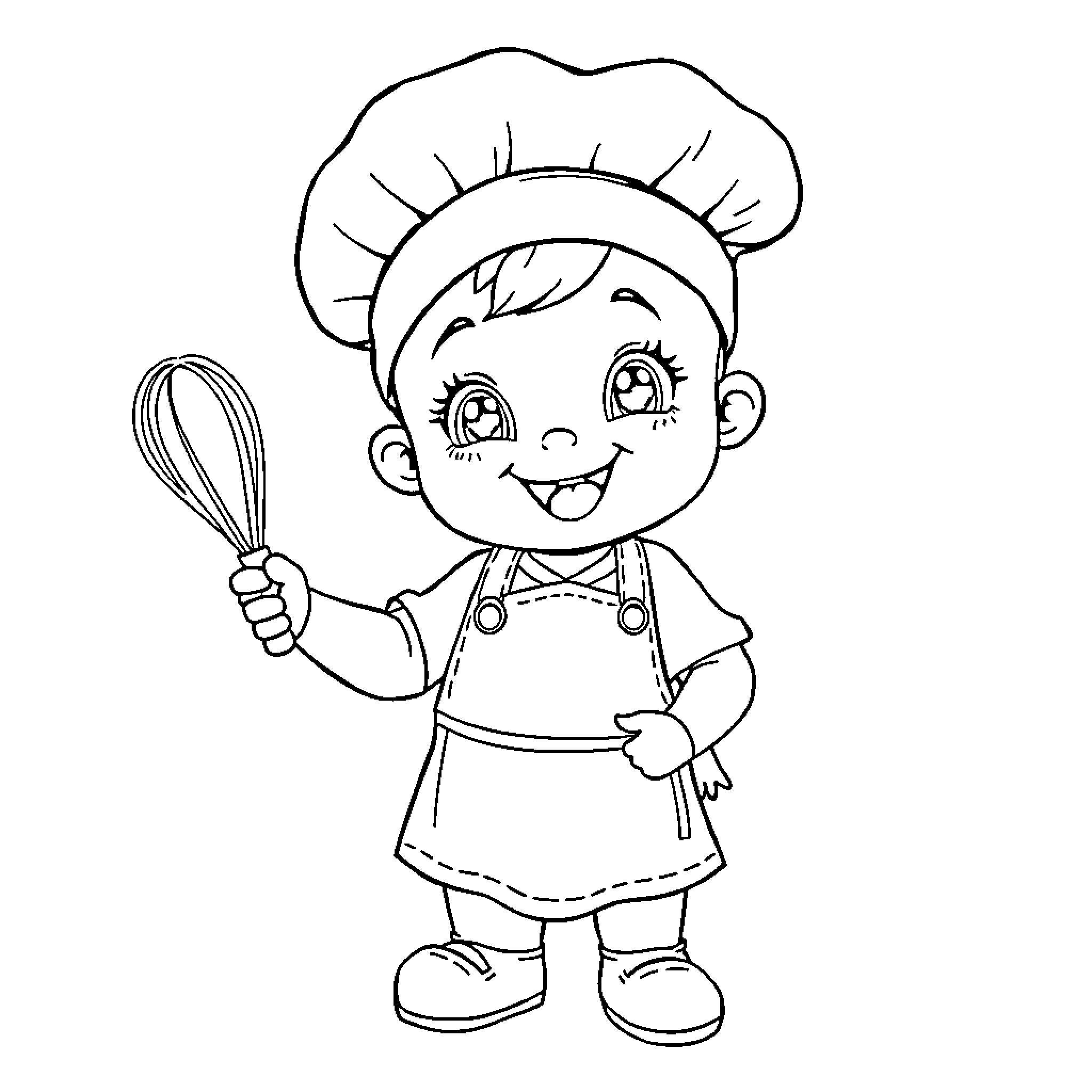 Best Baker Coloring Pages (Free Printable PDF)