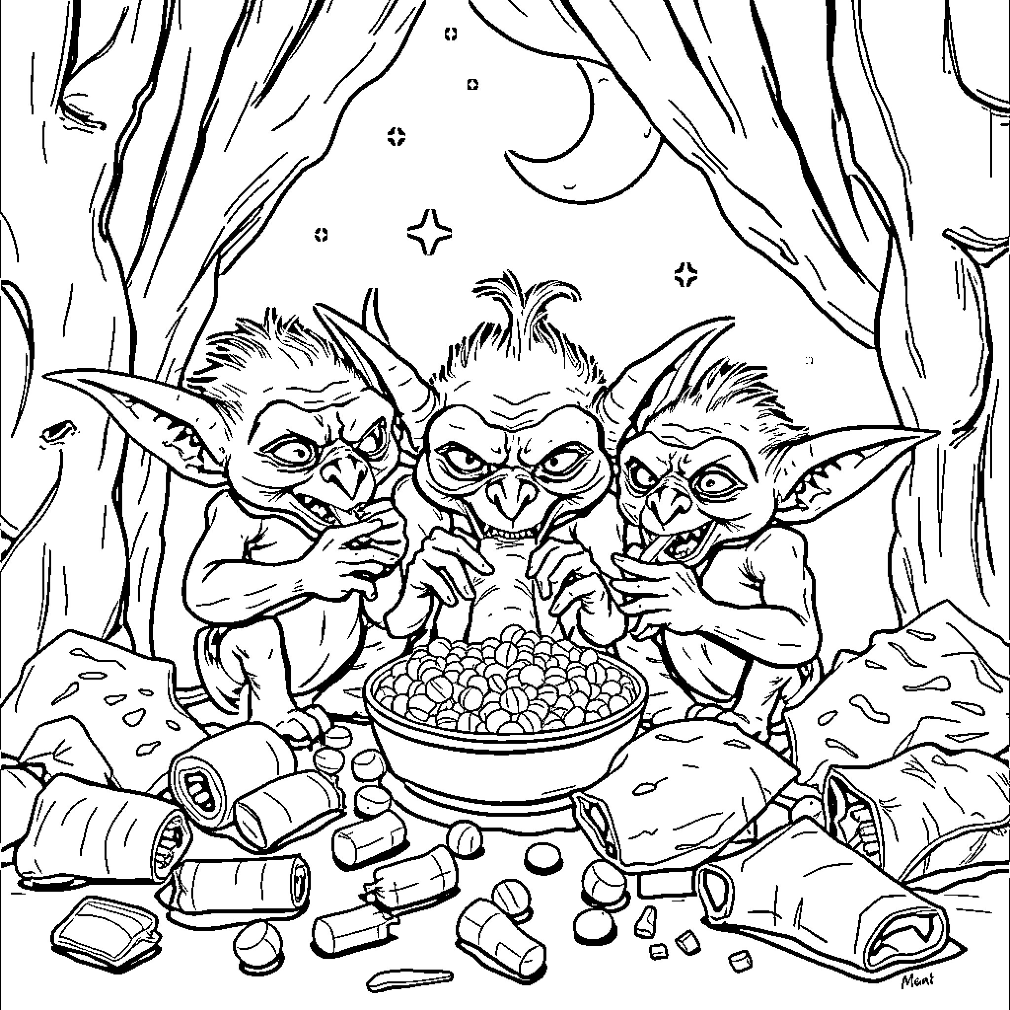 Best Gremlin Coloring Pages (Free Printable PDF)