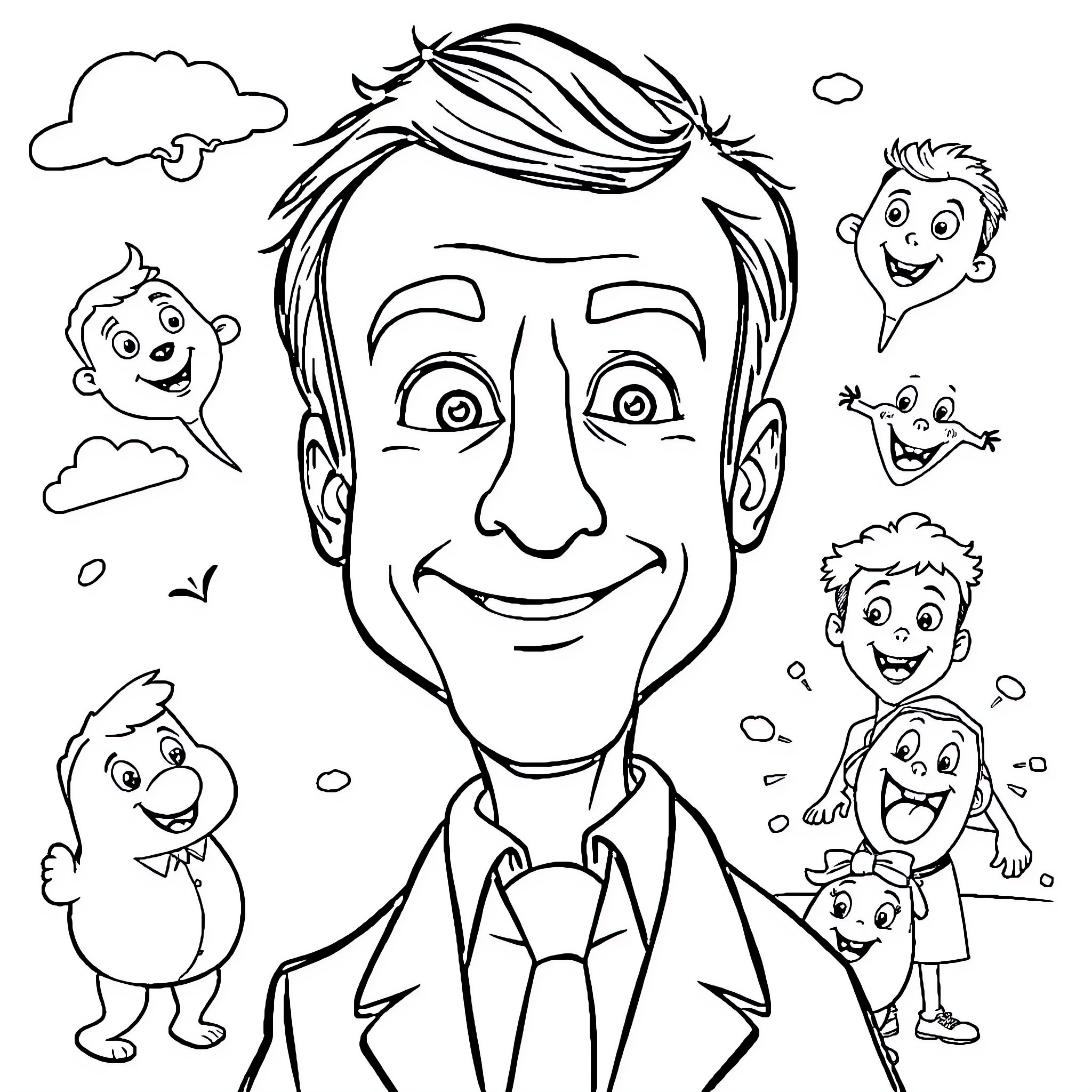 Best Emmanuel Macron Coloring Pages (Free Printable PDF)