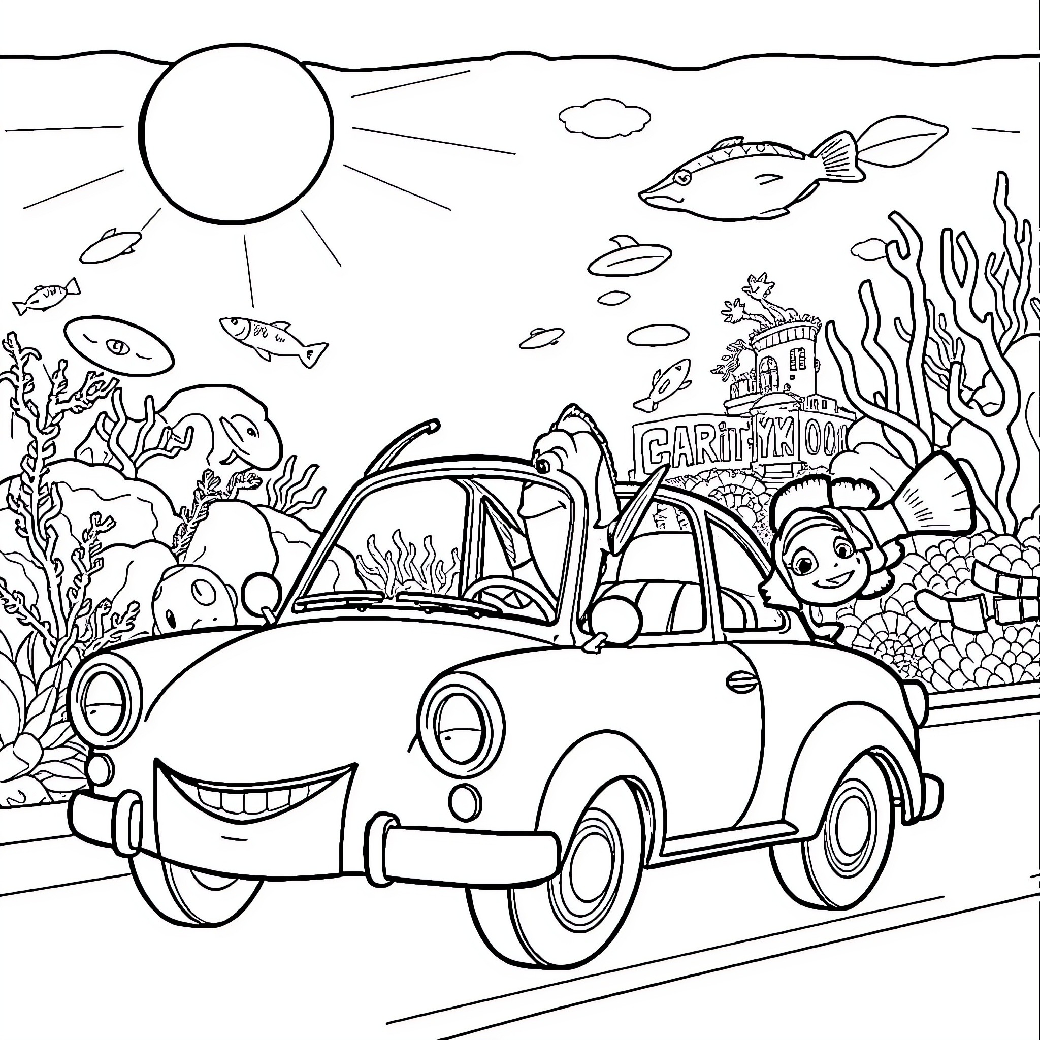 Best Line Drawing Coloring Pages (Free Printable PDF)