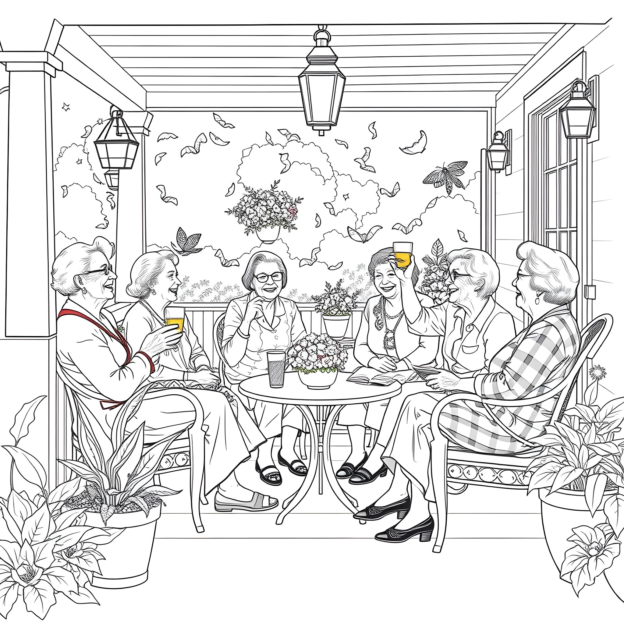 17 Best Old Lady Coloring Pages (Free Printable PDFs)