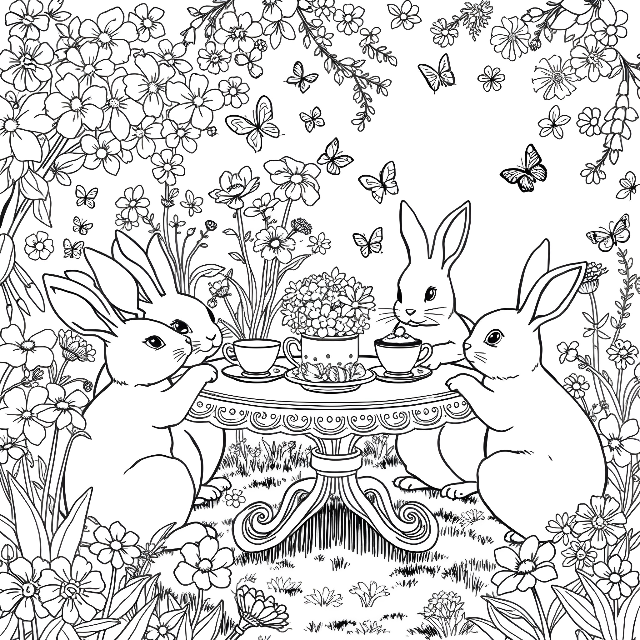 477 Best Bunny Coloring Pages (Free Printable PDFs)