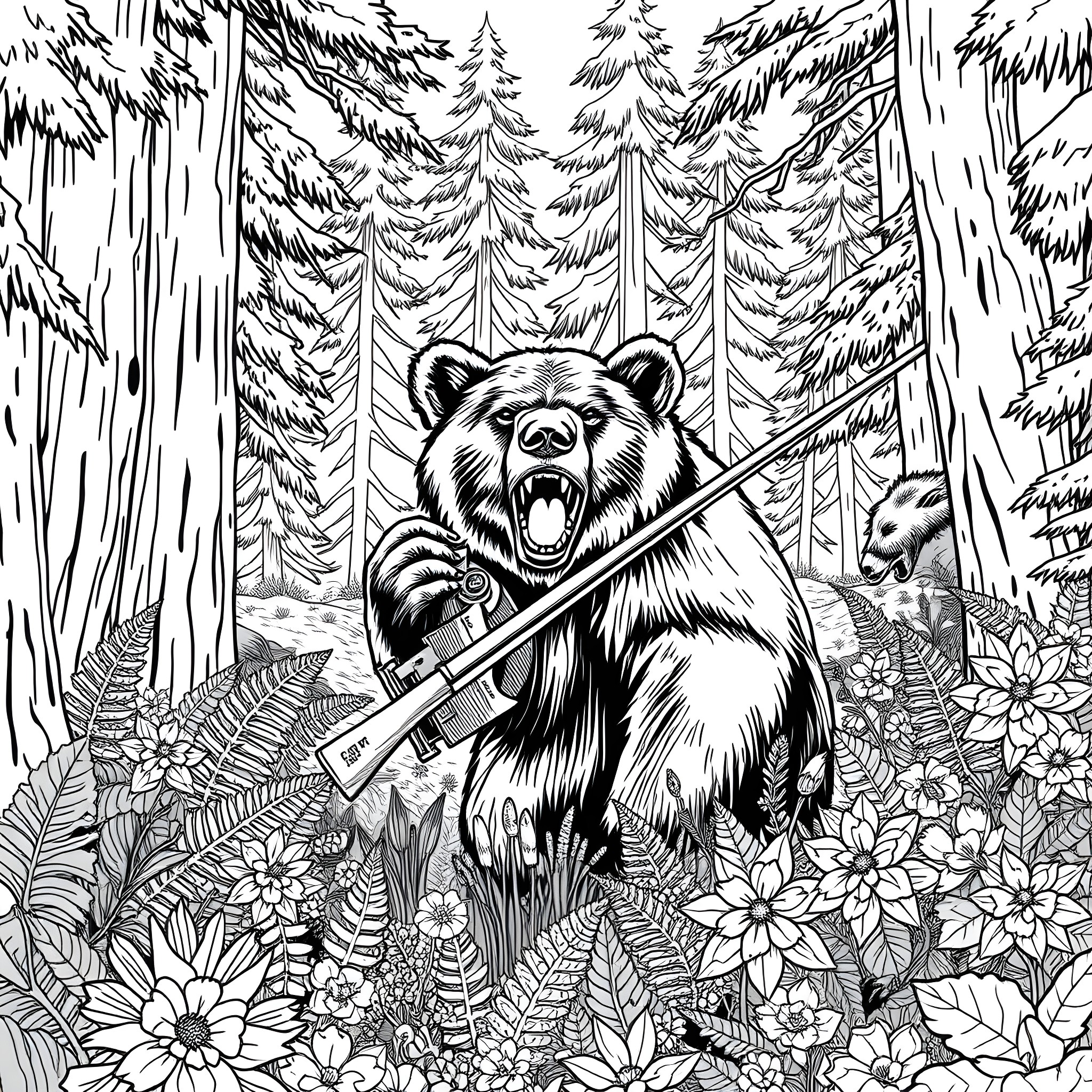 Best Bear Coloring Pages (Free Printable PDF)