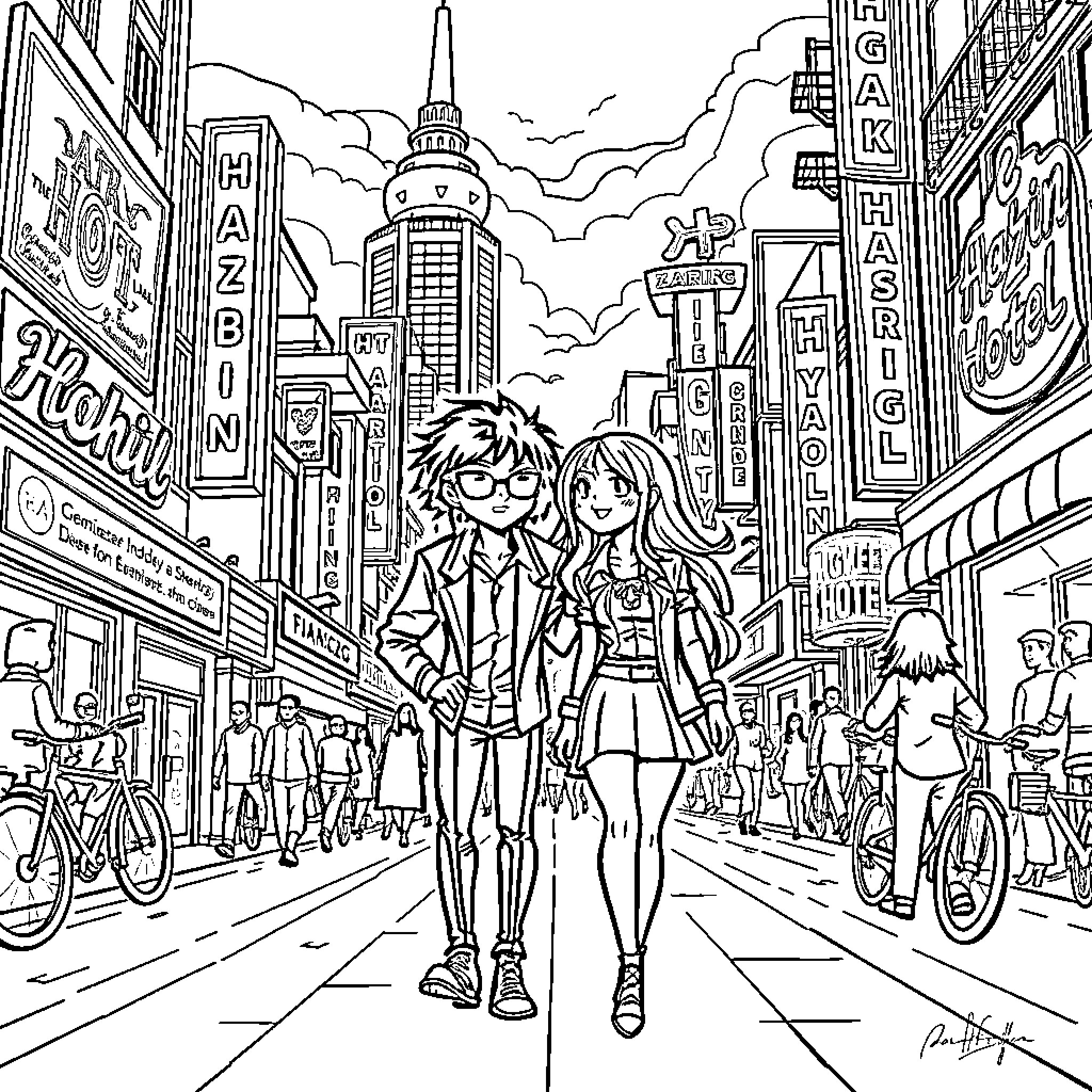 Best Hazbin Hotel OC Coloring Pages (Free Printable PDF)