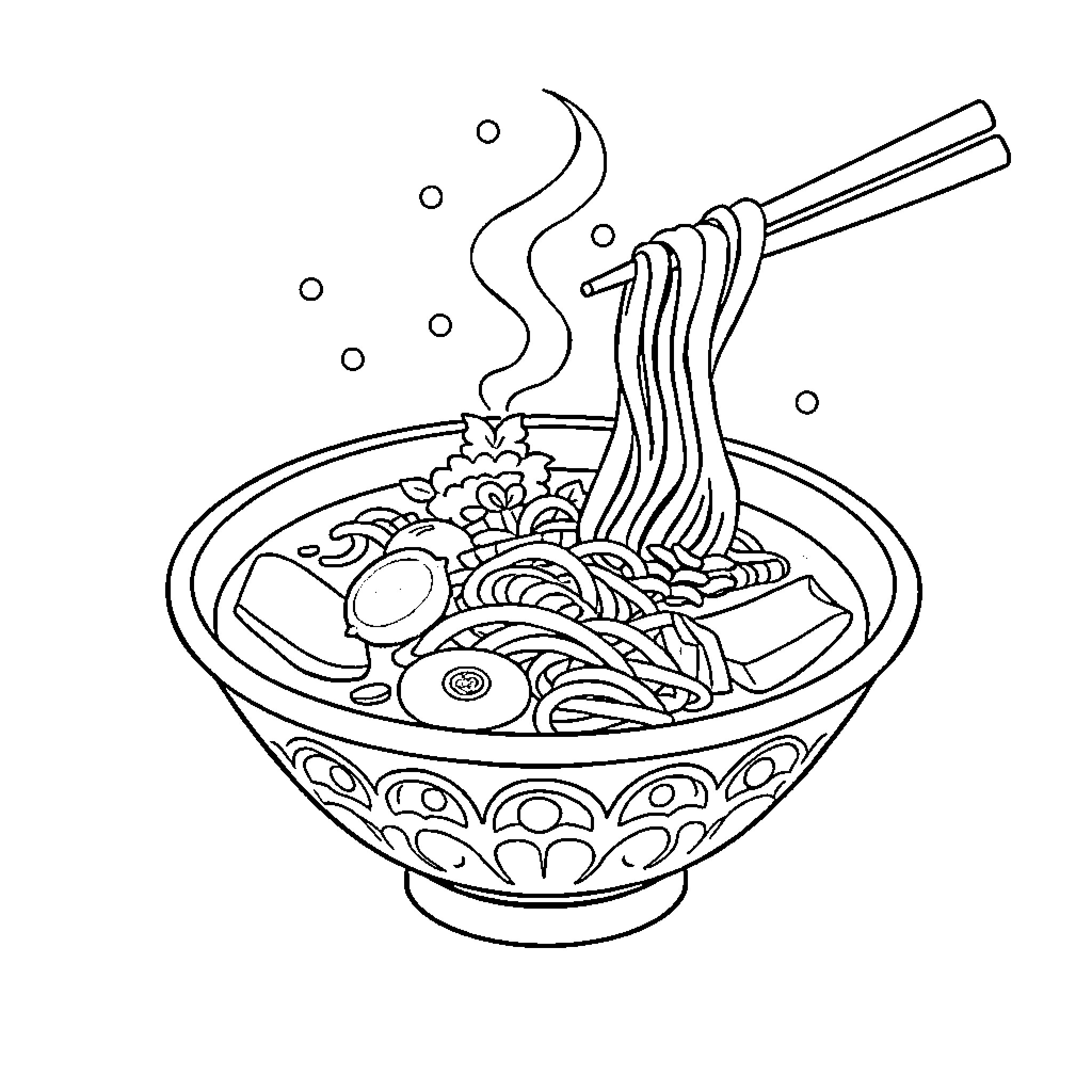 Best Ramen Coloring Pages (Free Printable PDF)