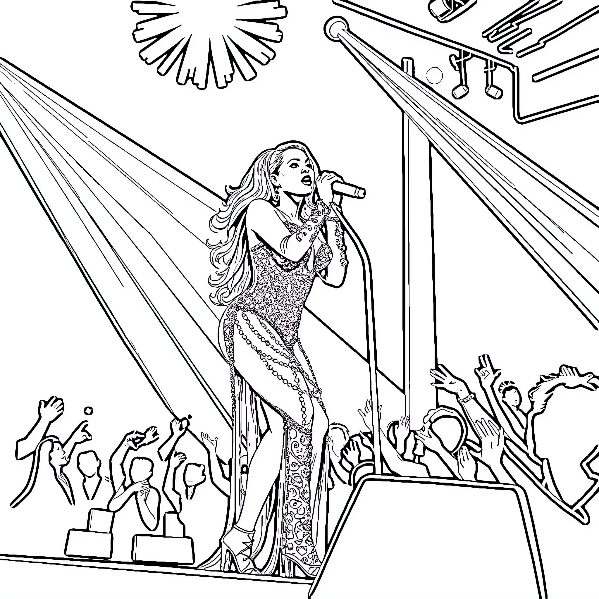 Best Beyonce Coloring Pages (Free Printable PDF)