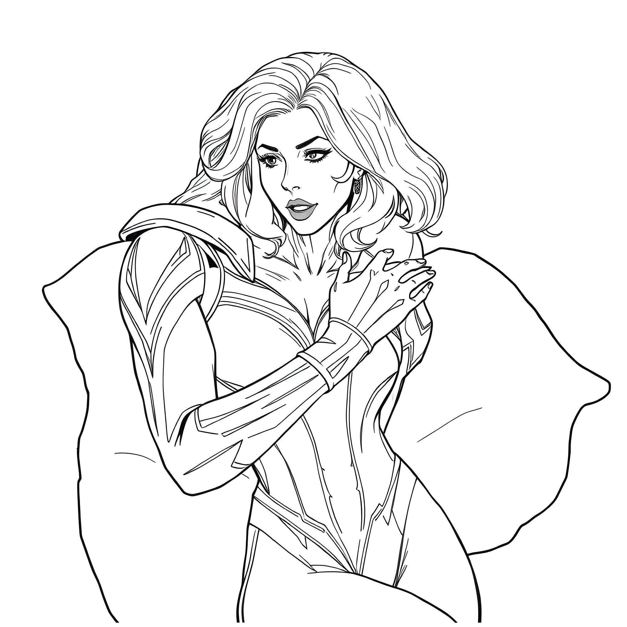 Best Scarlet Witch Coloring Pages (Free Printable PDF)
