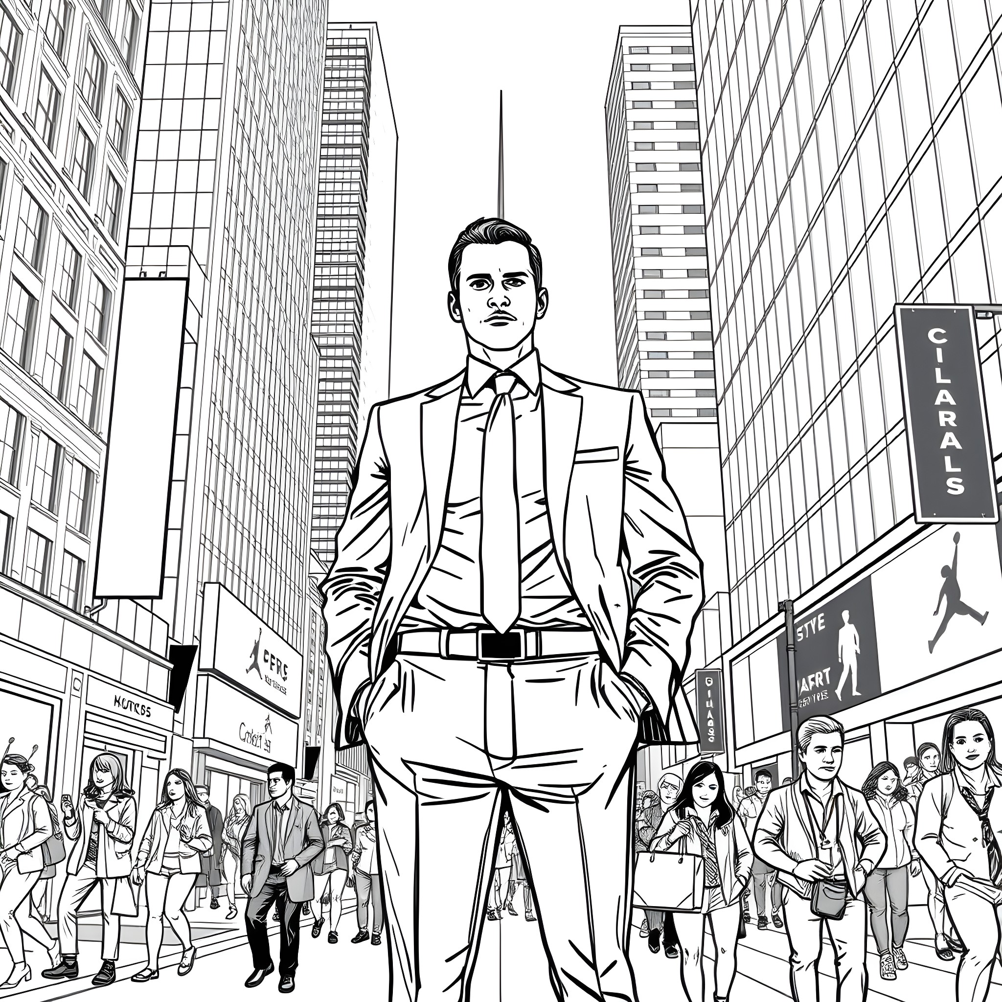 Best Businessman Coloring Pages (Free Printable PDF)