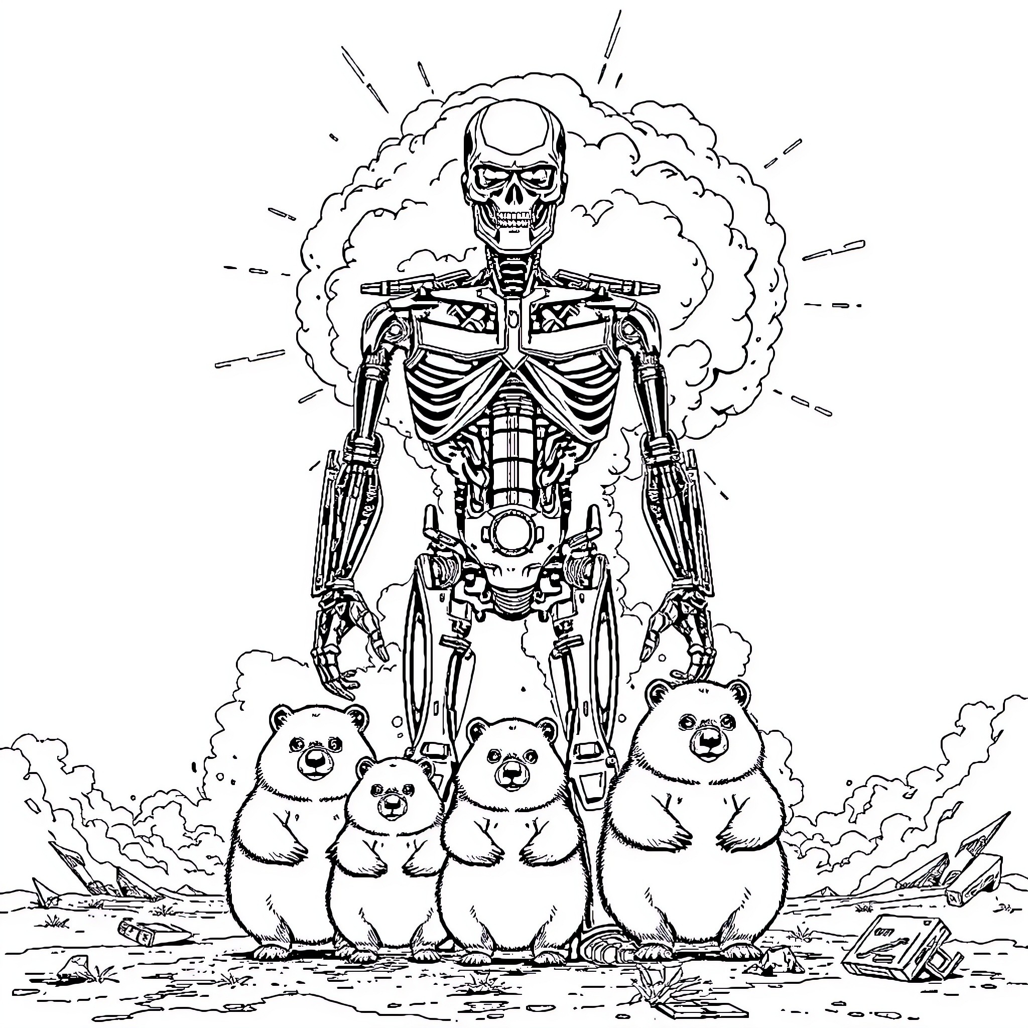 44 Best Terminator Coloring Pages (Free Printable PDFs)