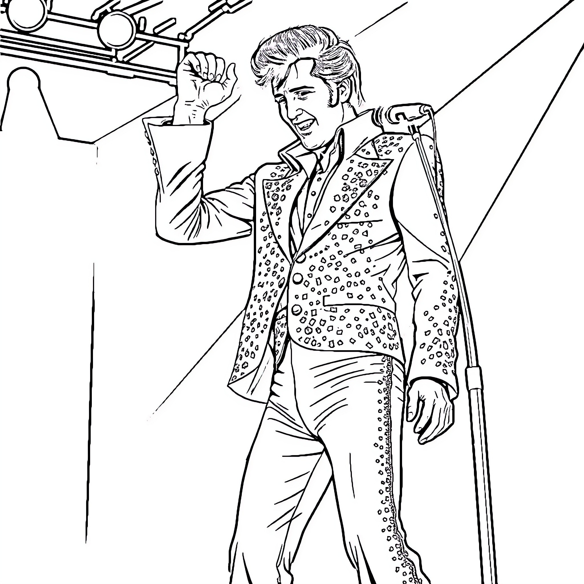Best Elvis Presley Coloring Pages (Free Printable PDF)