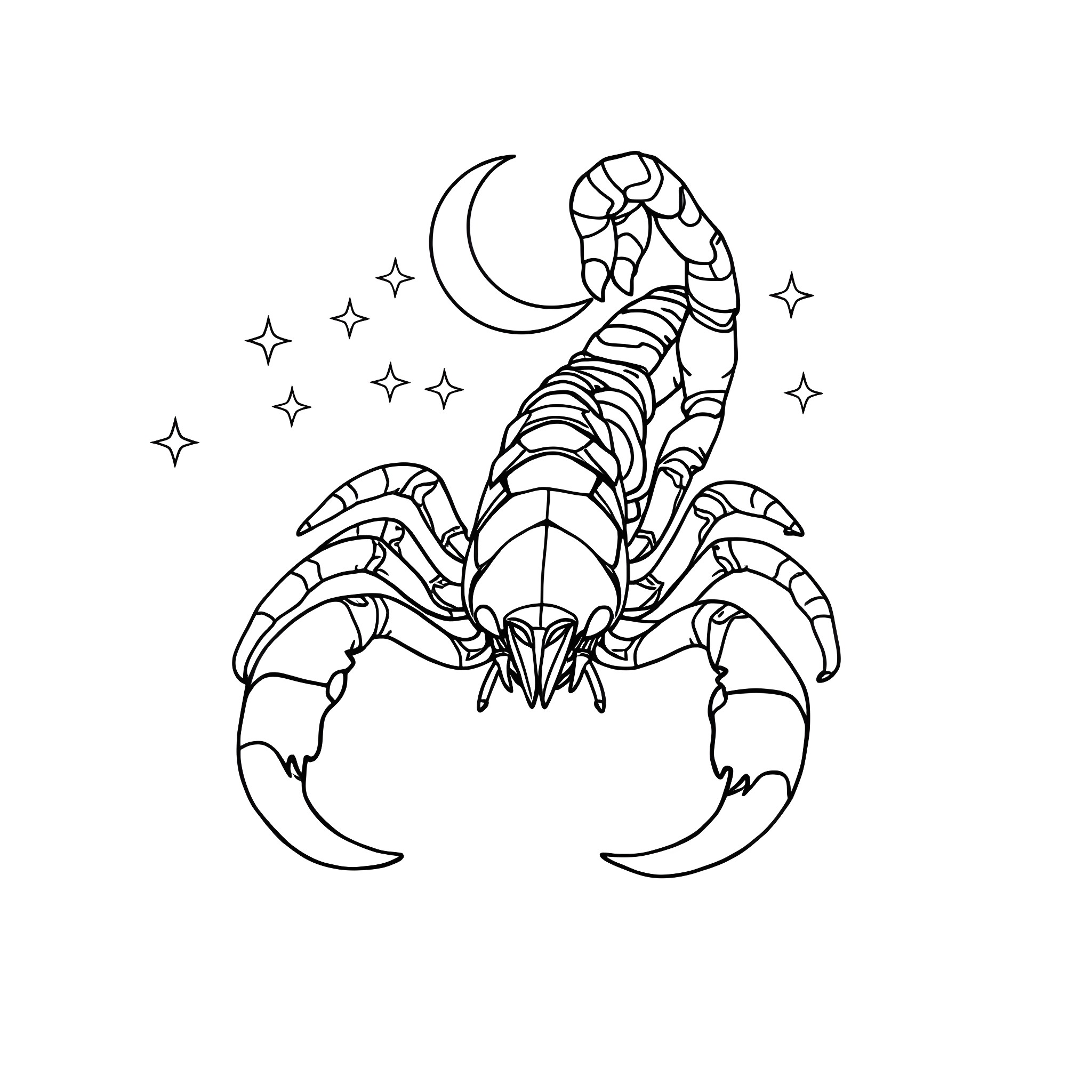 Best Scorpio Coloring Pages (Free Printable PDF)