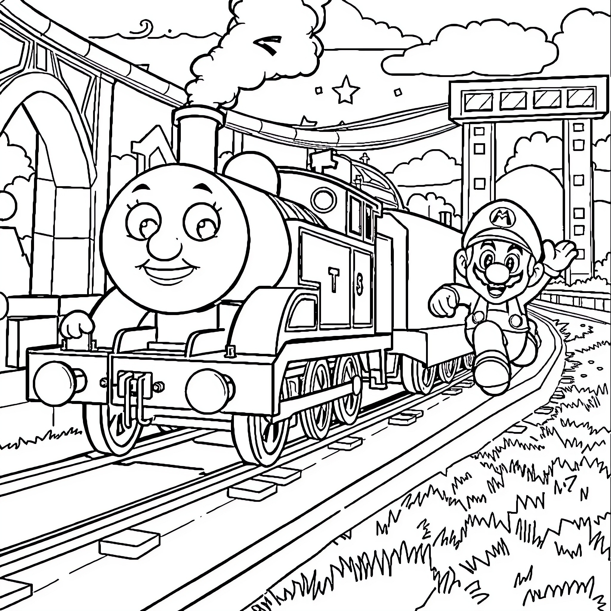 Best Thomas EXE Coloring Pages (Free Printable PDF)