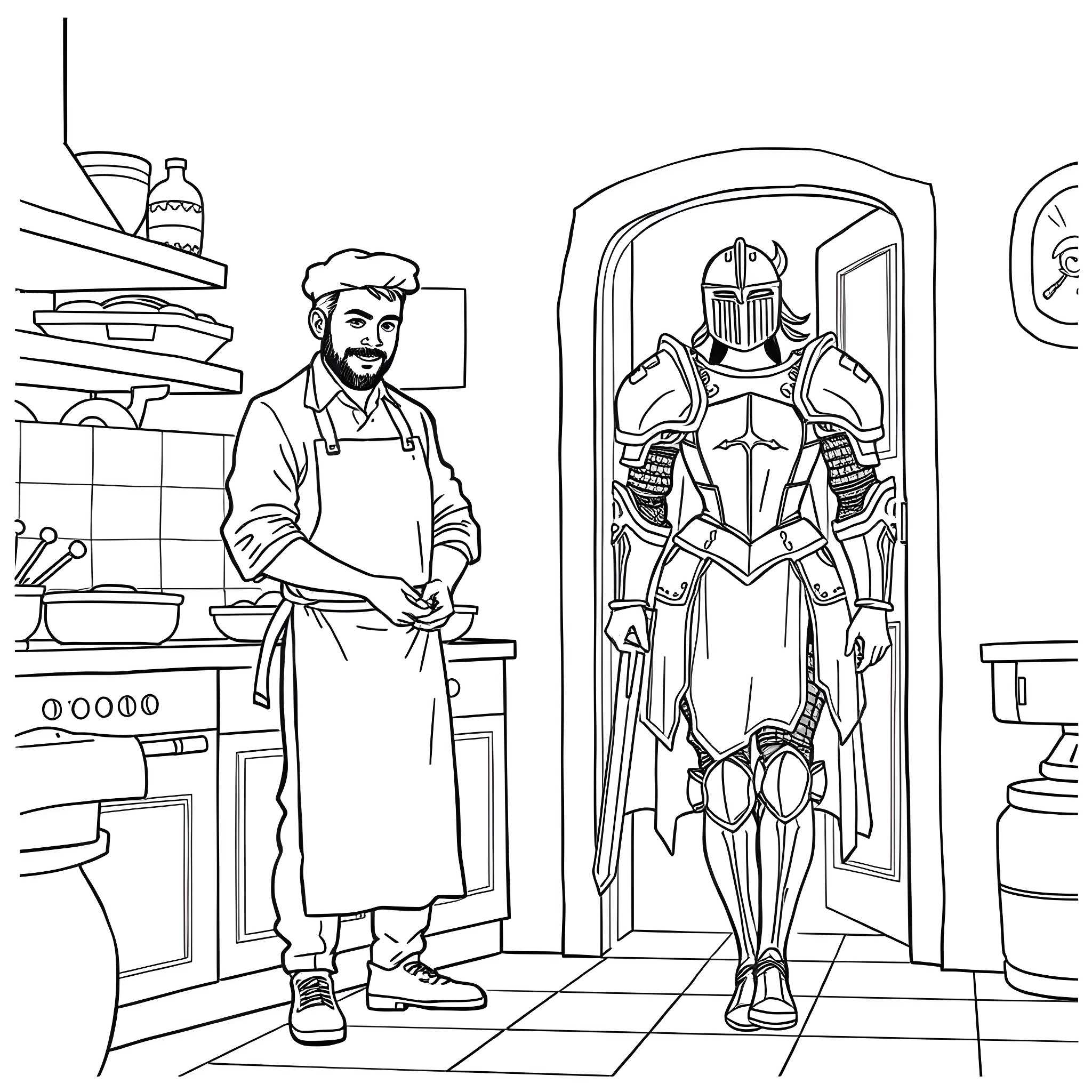 Best Baker Coloring Pages (Free Printable PDF)