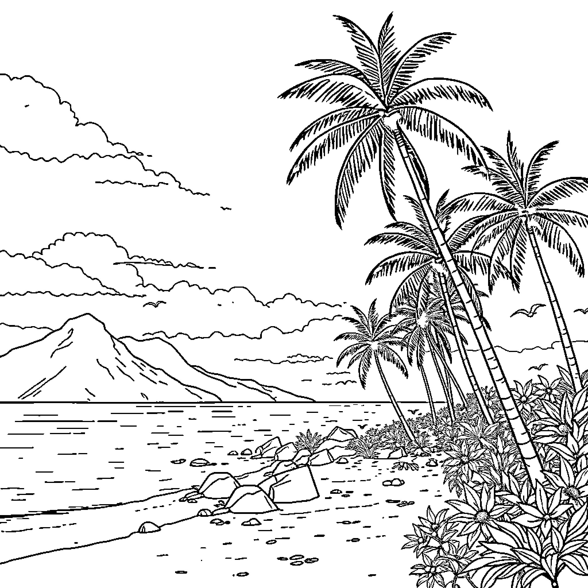 Best Island Coloring Pages (Free Printable PDF)