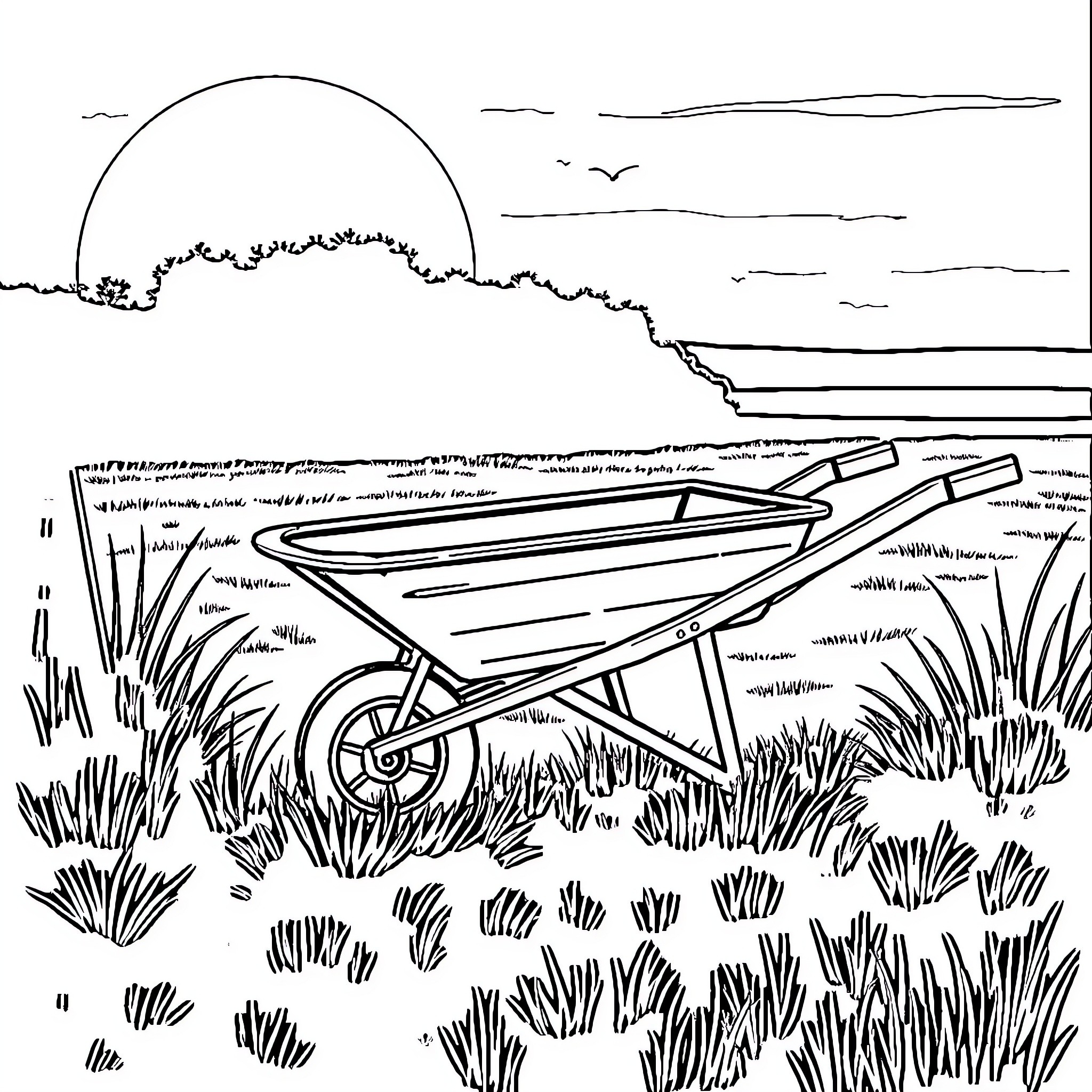 2 Best Wheelbarrow Coloring Pages (Free Printable PDFs)