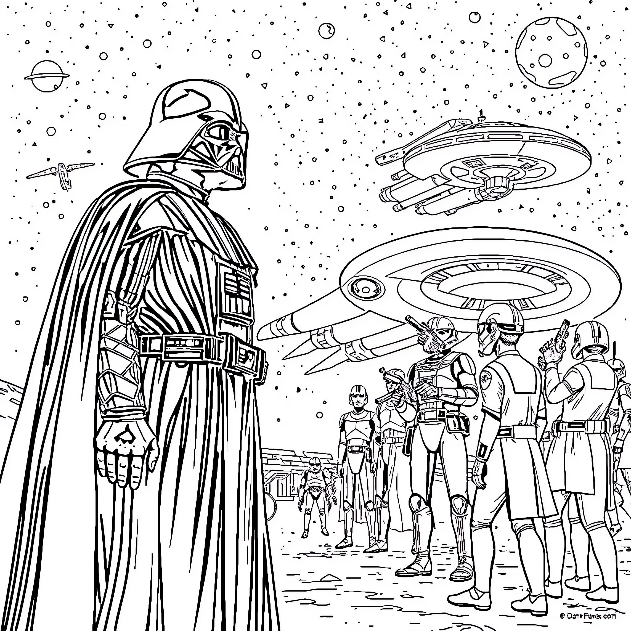 431 Best Darth Vader Coloring Pages (Free Printable PDFs)