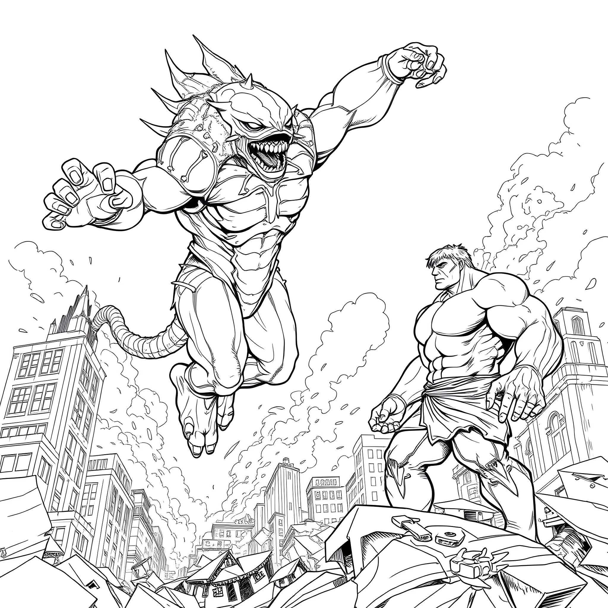 Best Abomination Coloring Pages (Free Printable PDF)