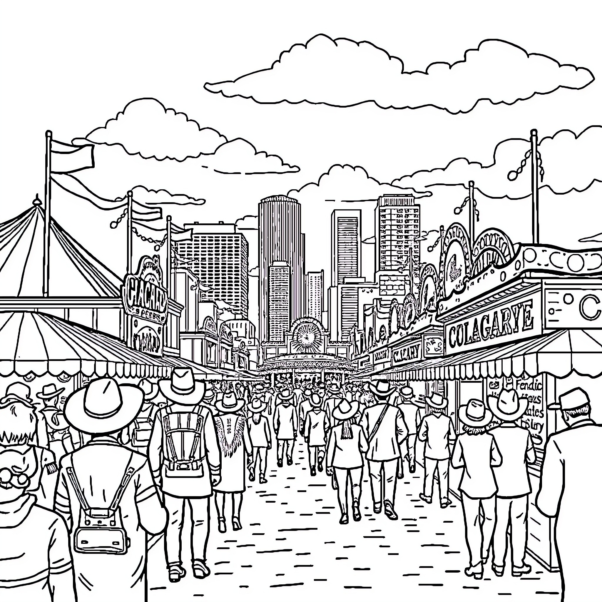 Best Calgary Stampede Coloring Pages (Free Printable PDF)