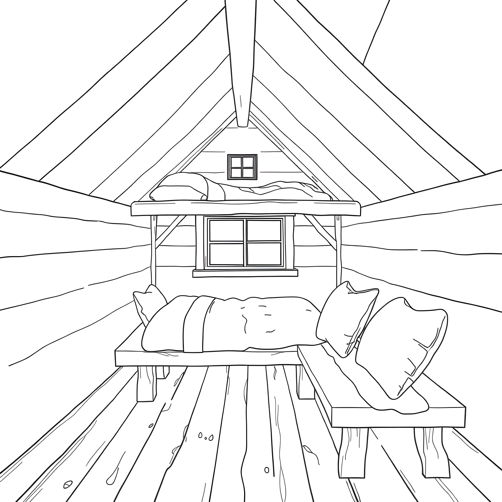 Best Cabin Coloring Pages (Free Printable PDF)