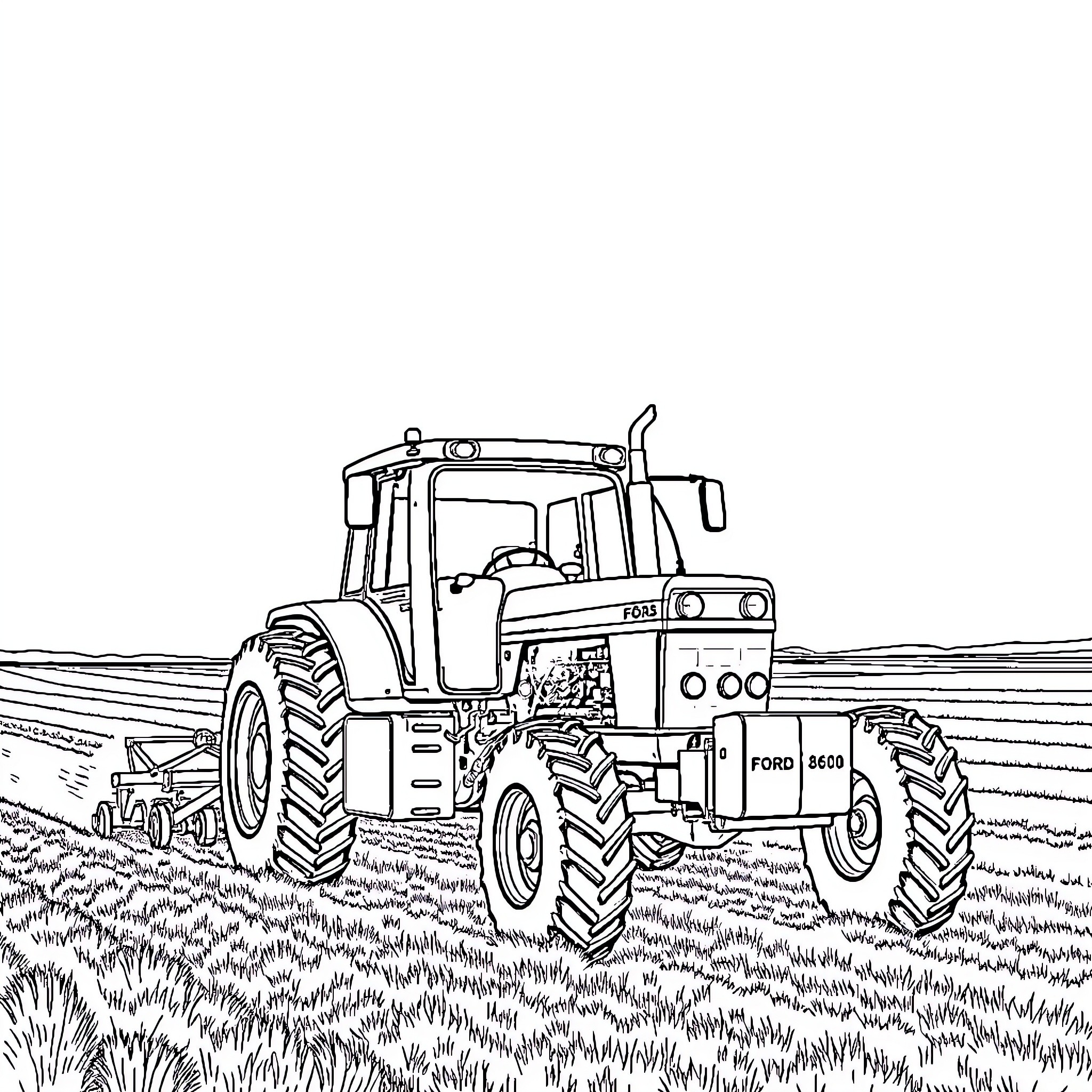 Best Ford Tractor Coloring Pages (Free Printable PDF)