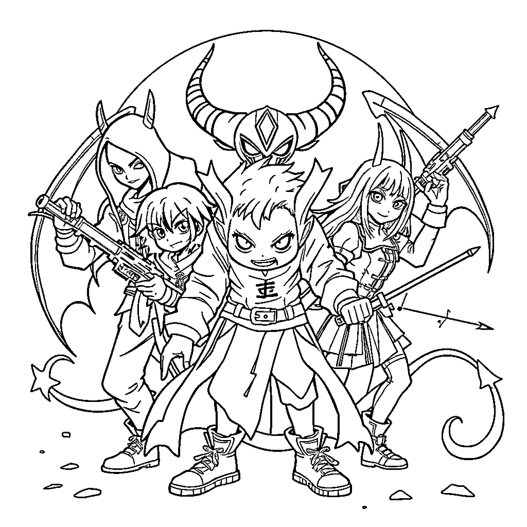 Best K-POP Demon Hunter Coloring Pages (Free Printable PDF)
