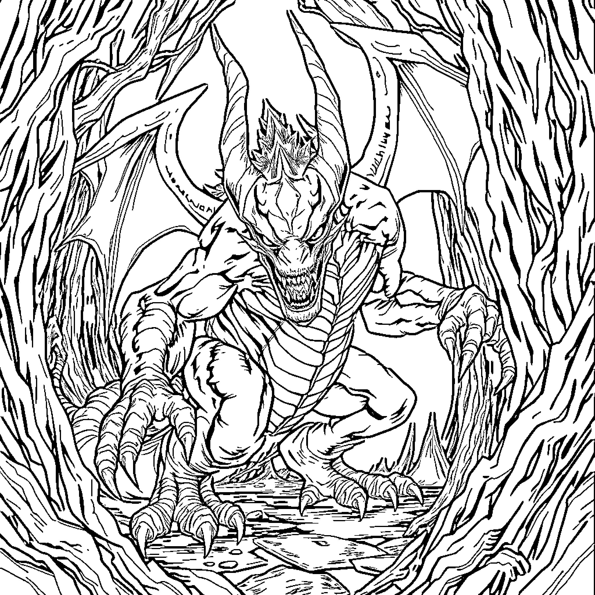 Best Demogorgon Coloring Pages (Free Printable PDF)