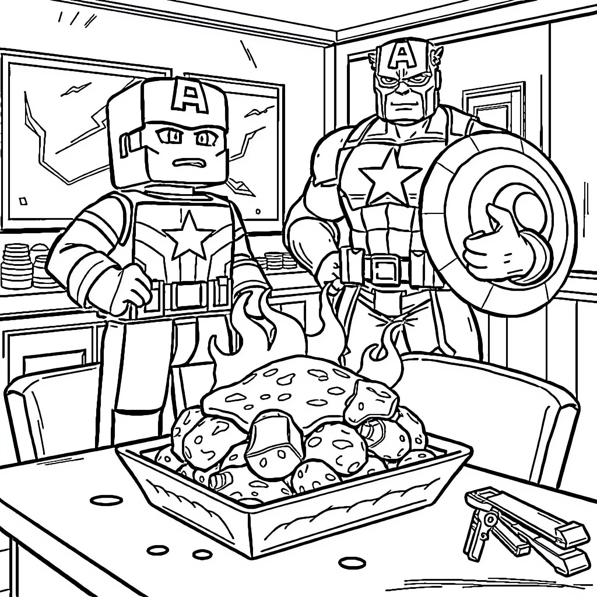 Best Lava Chicken Coloring Pages (Free Printable PDF)