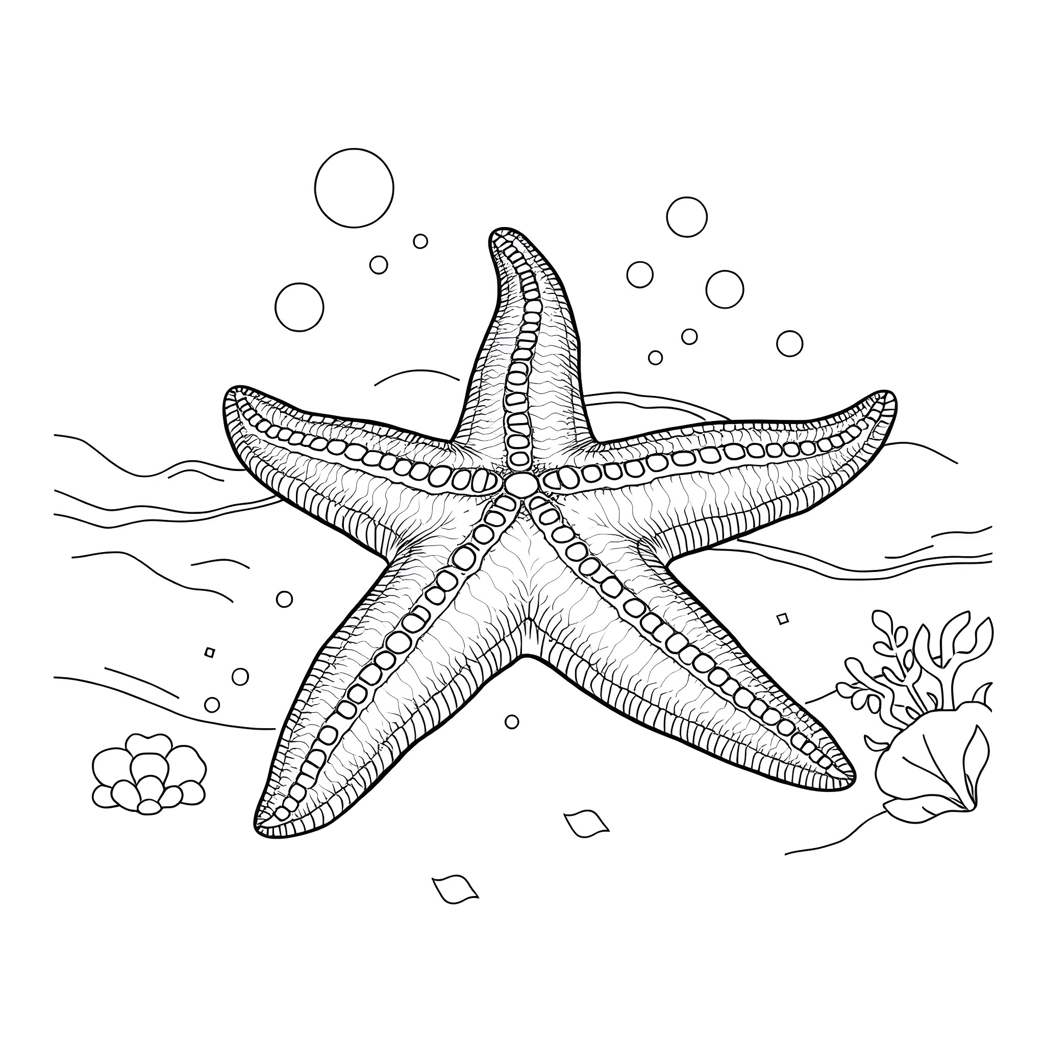 Best Starfish Coloring Pages (Free Printable PDF)