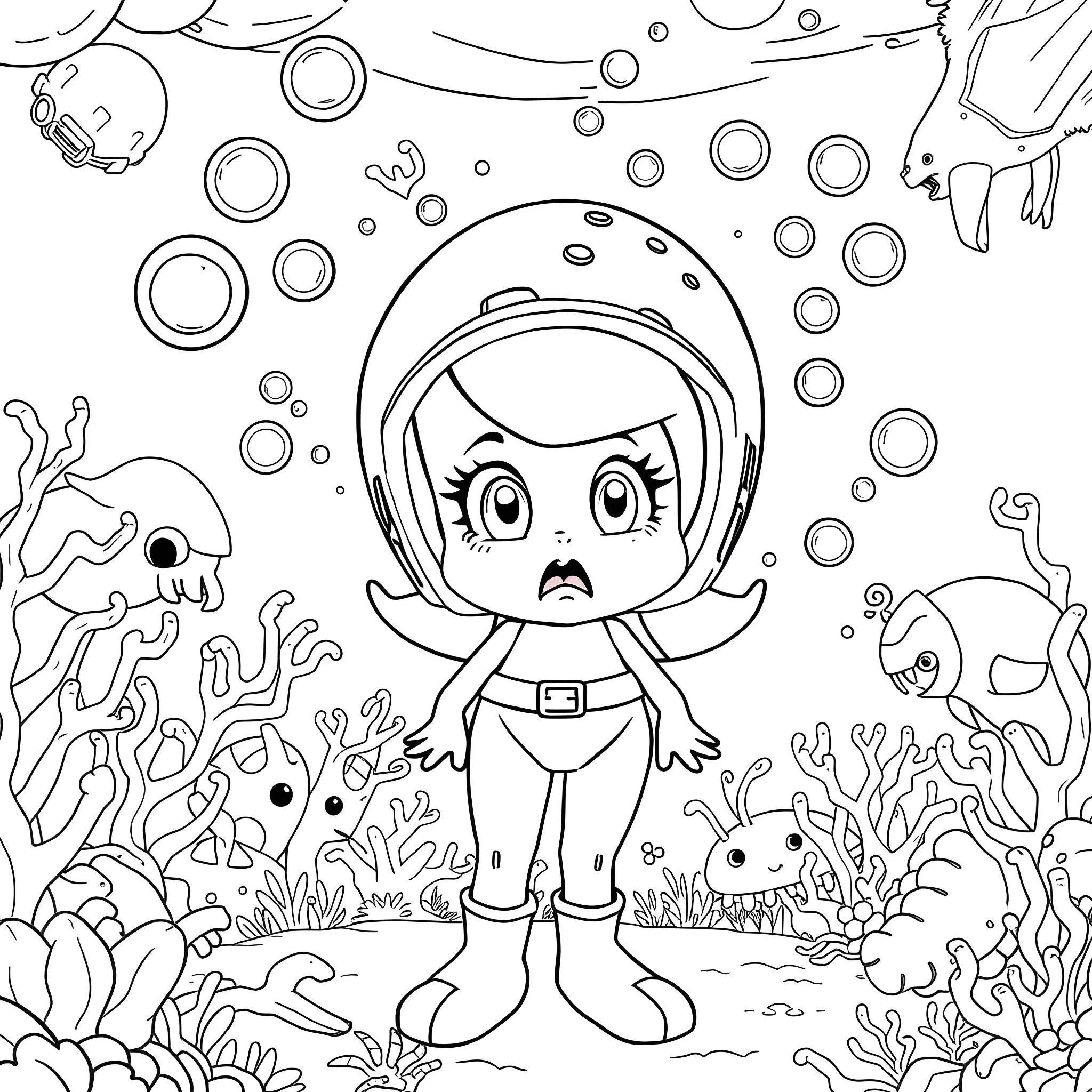 3 Best Sandy Cheeks Coloring Pages (Free Printable PDFs)
