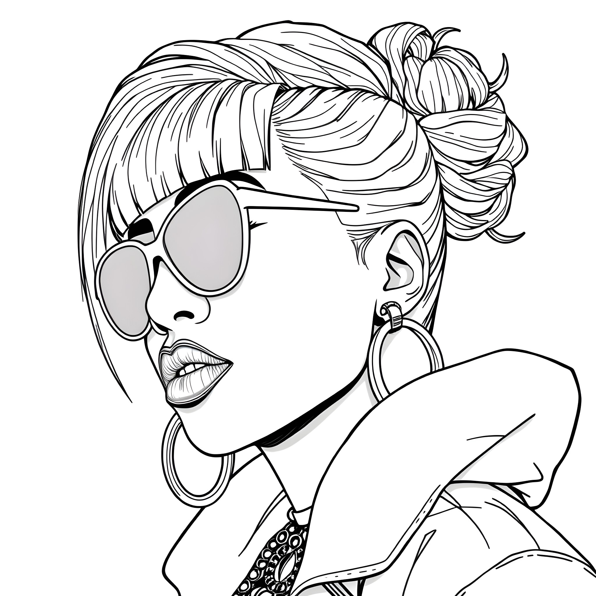 1 Best Cardi B Coloring Pages Free Printable Pdfs