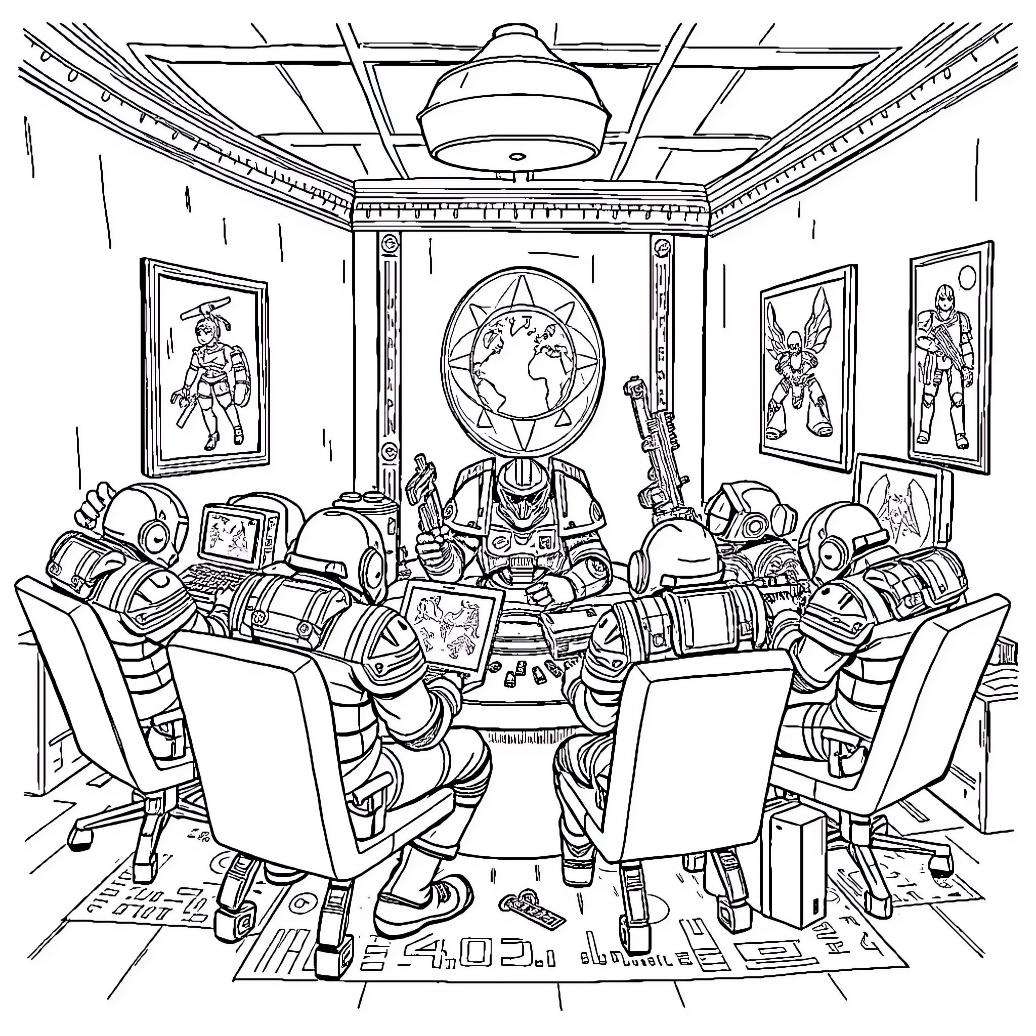 Best Warhammer 40k Coloring Pages (Free Printable PDF)