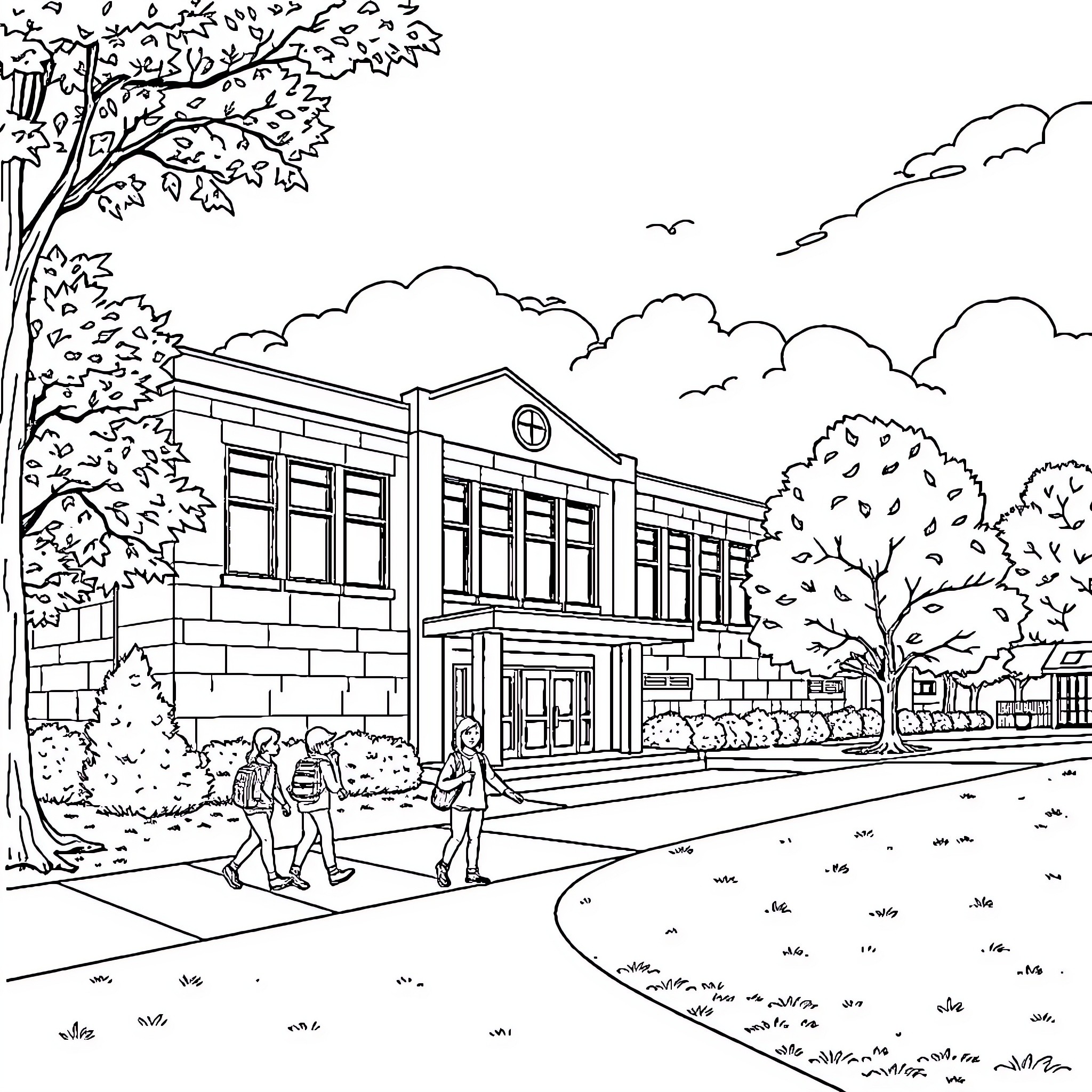 Best School Coloring Pages (Free Printable PDF)