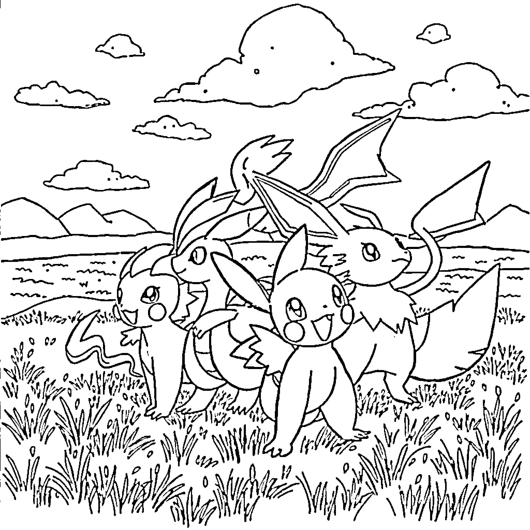 Best Pokémon Coloring Pages (Free Printable PDF)