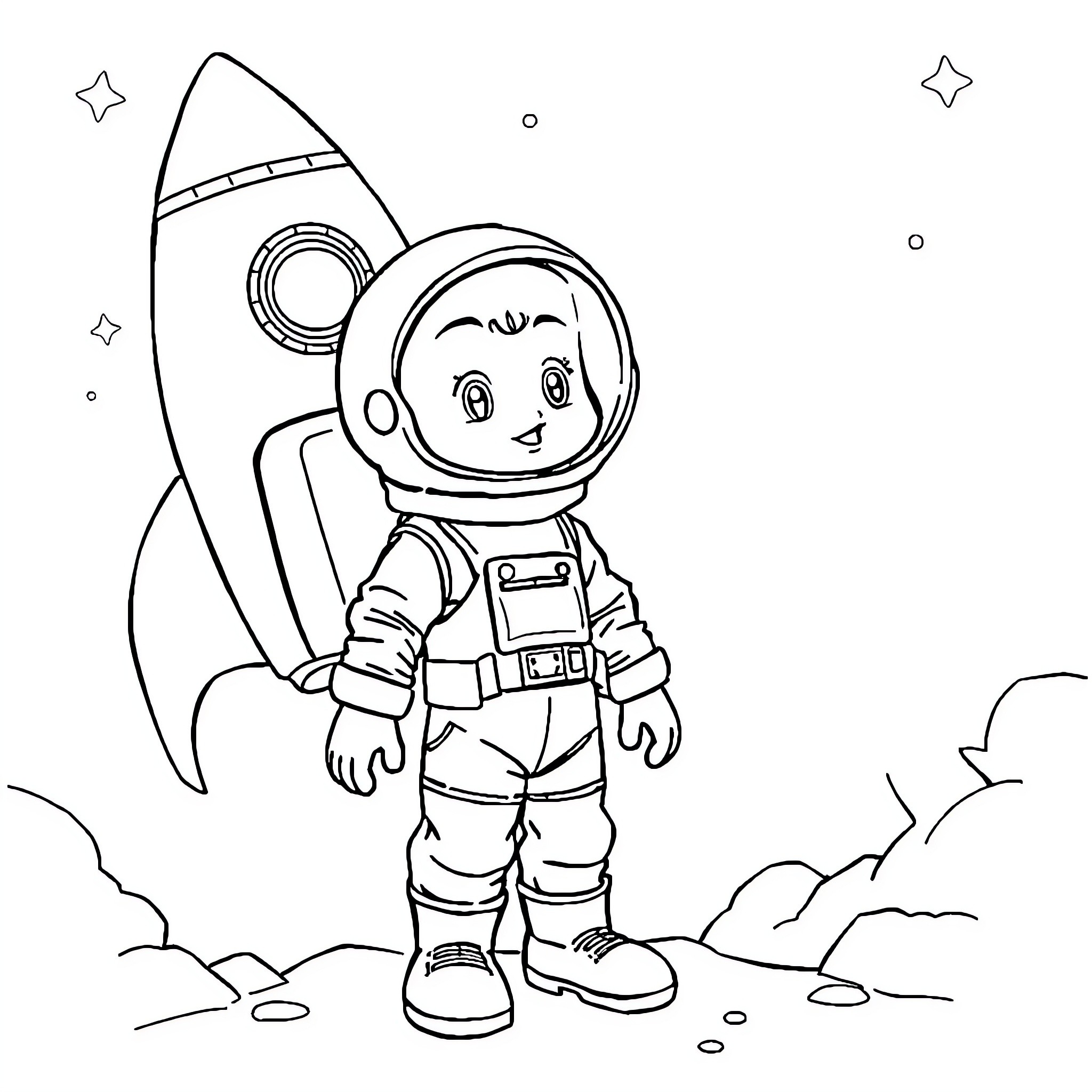 Best Astronaut Coloring Pages (Free Printable PDF)