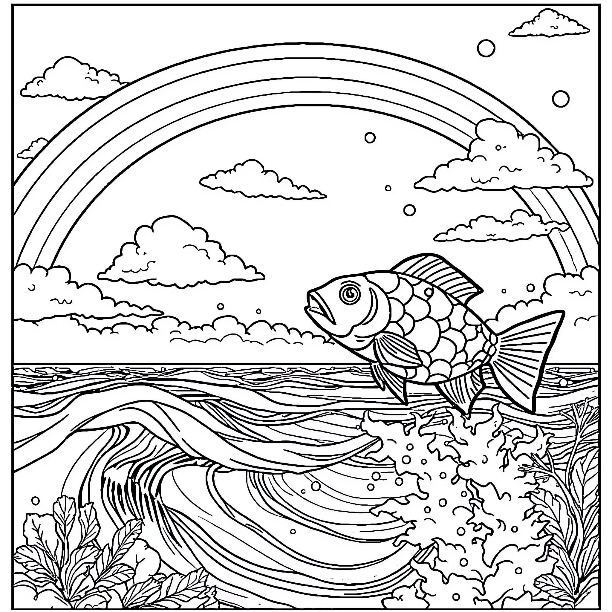Best Fish Coloring Pages (Free Printable PDF)