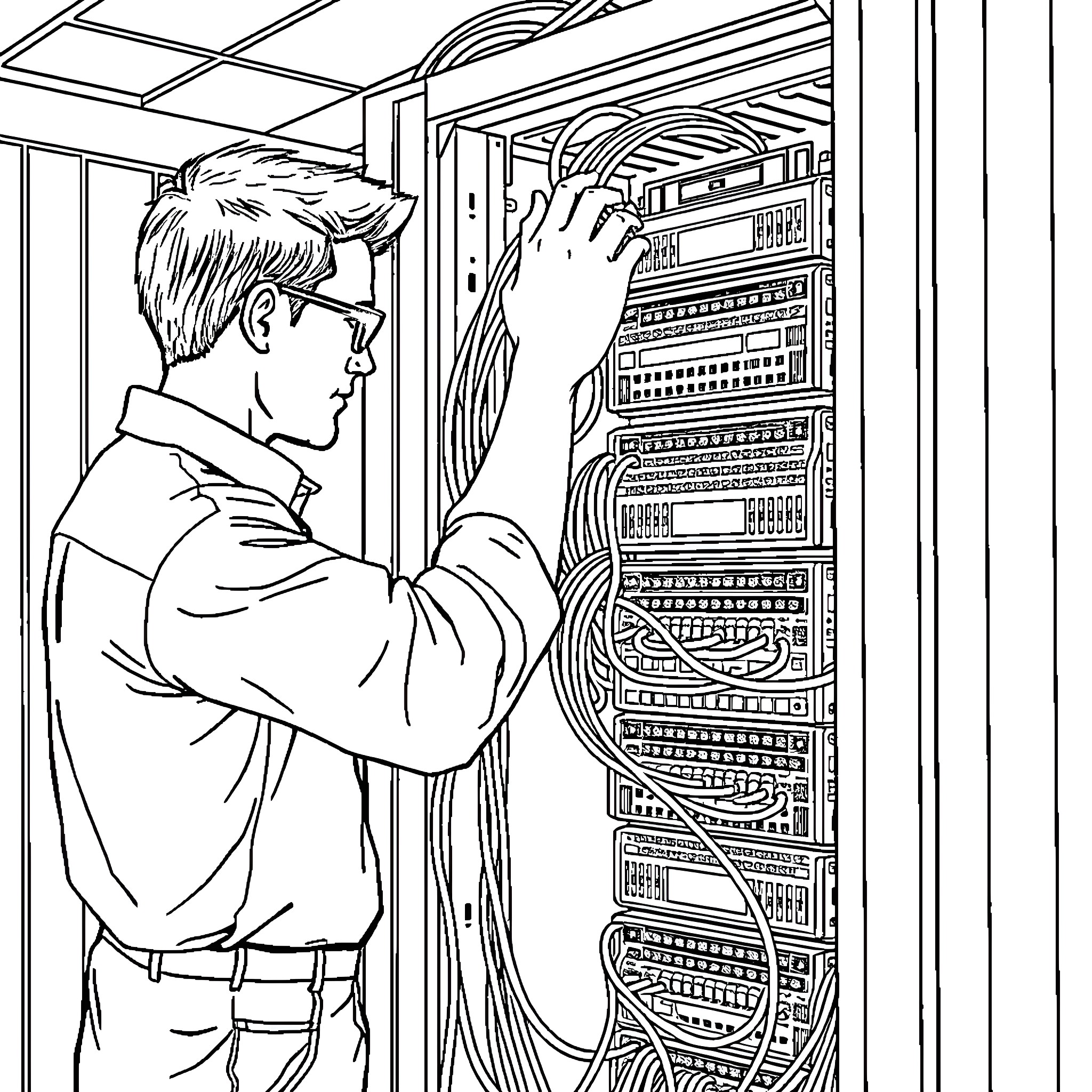 Best IT Professional Coloring Pages (Free Printable PDF)