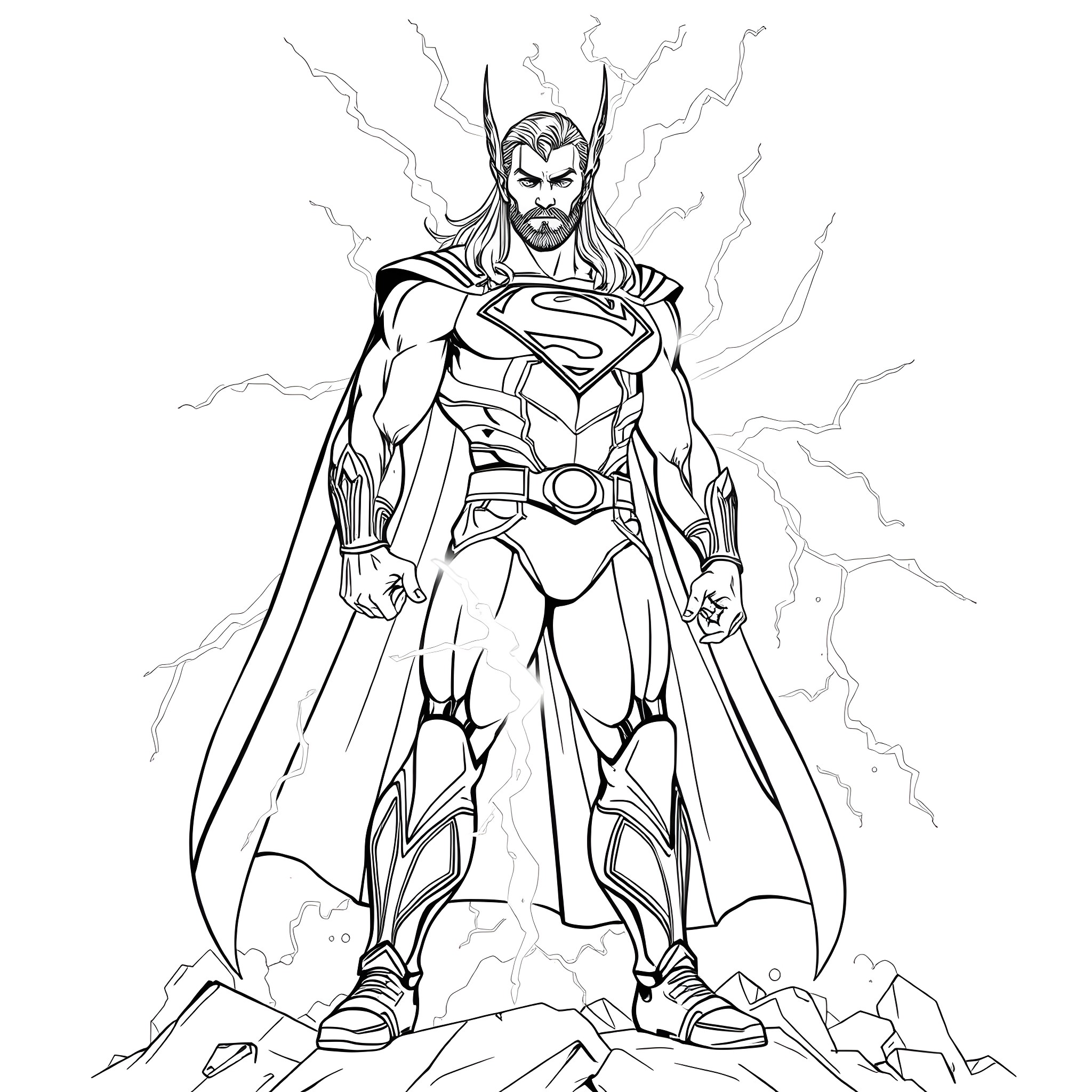 1 Best Thor-El Coloring Pages (Free Printable PDFs)