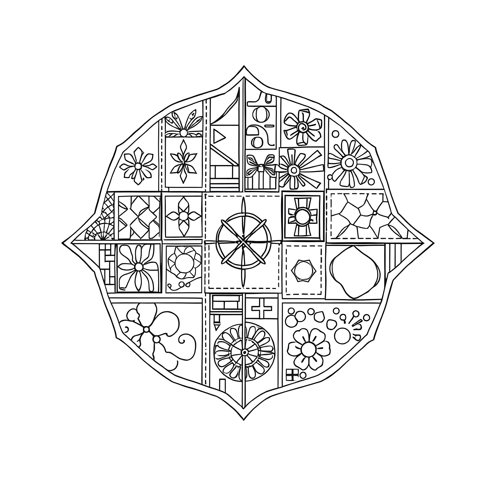 120 Best Patchwork Coloring Pages (Free Printable PDFs)