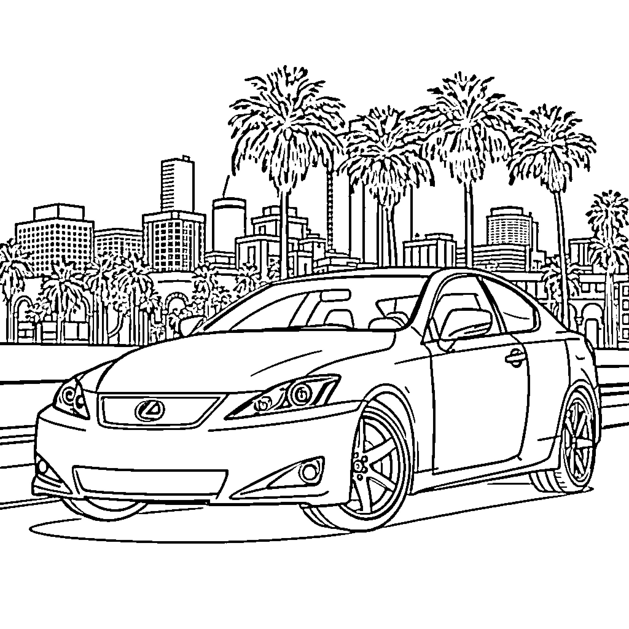 Best Lexus Coloring Pages (Free Printable PDF)
