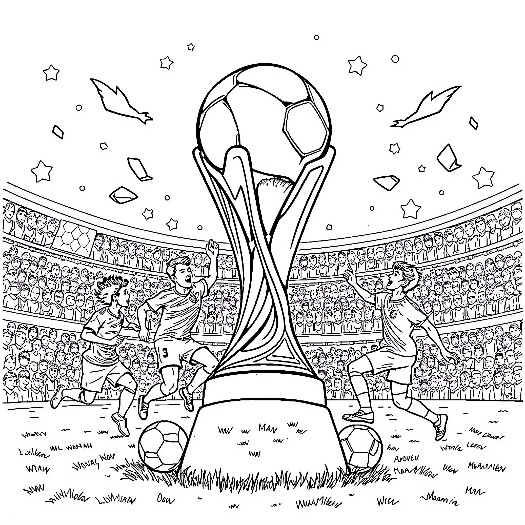 Best World Cup Coloring Pages (Free Printable PDF)