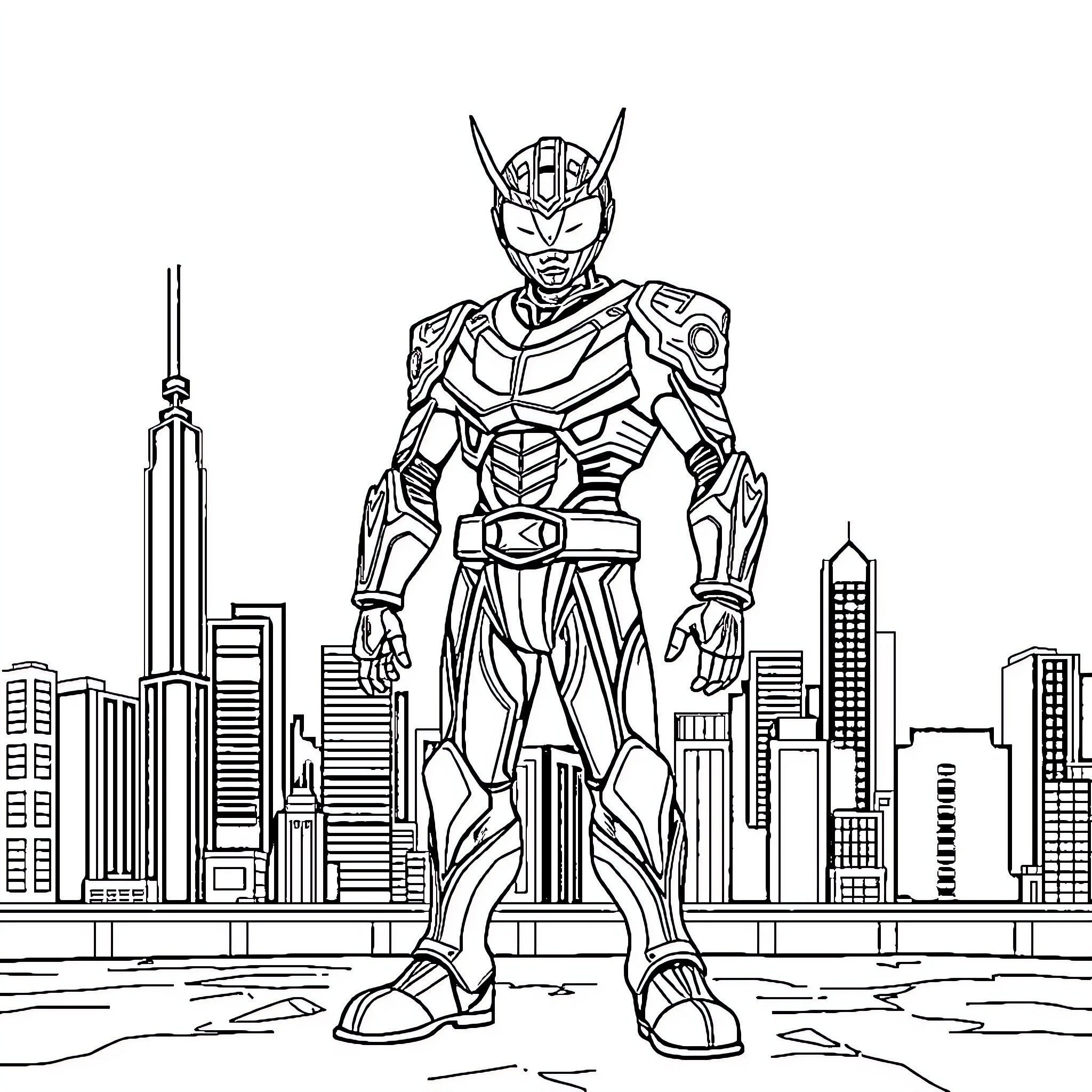 Best Kamen Rider Coloring Pages (Free Printable PDF)