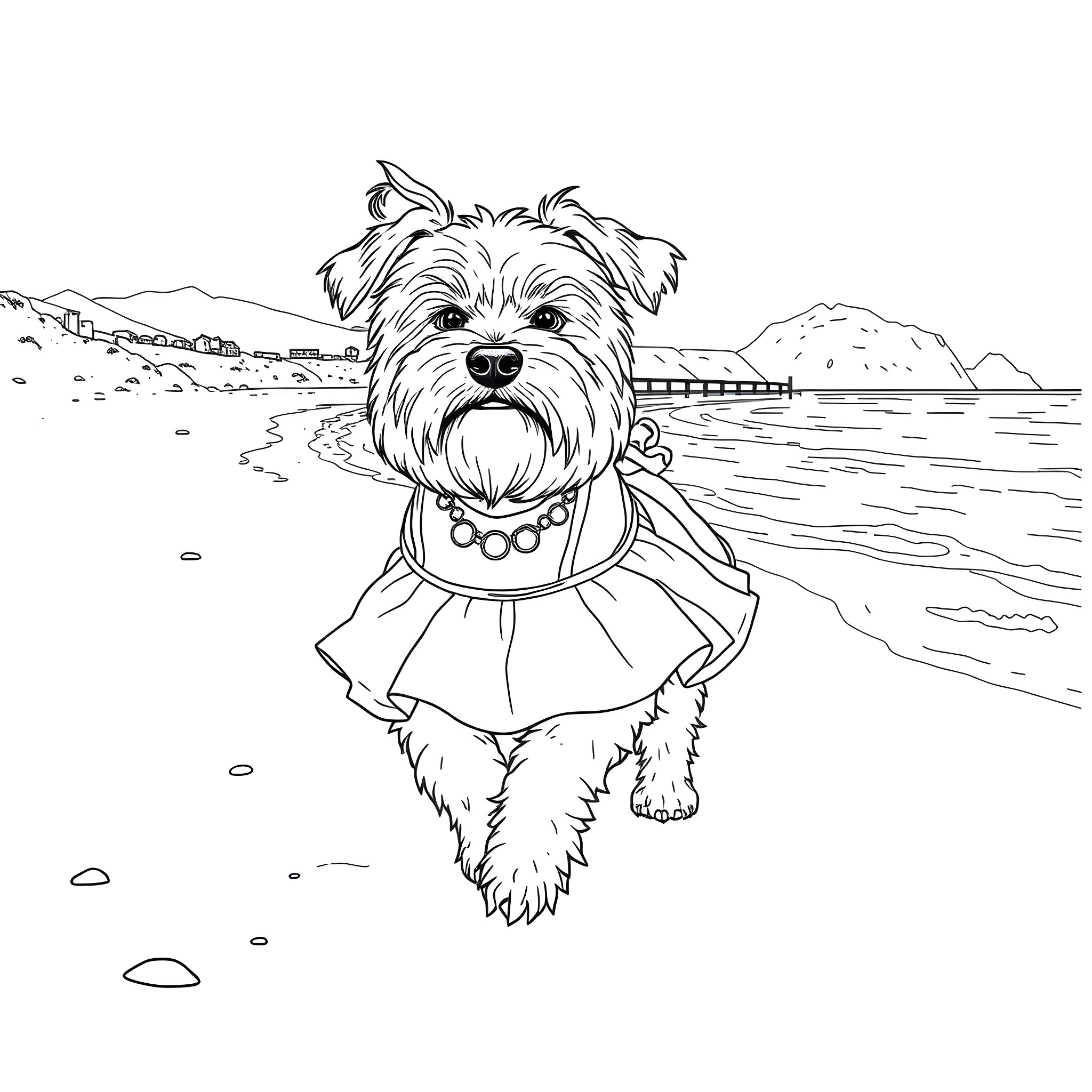7 Best Maltese Coloring Pages (Free Printable PDFs)
