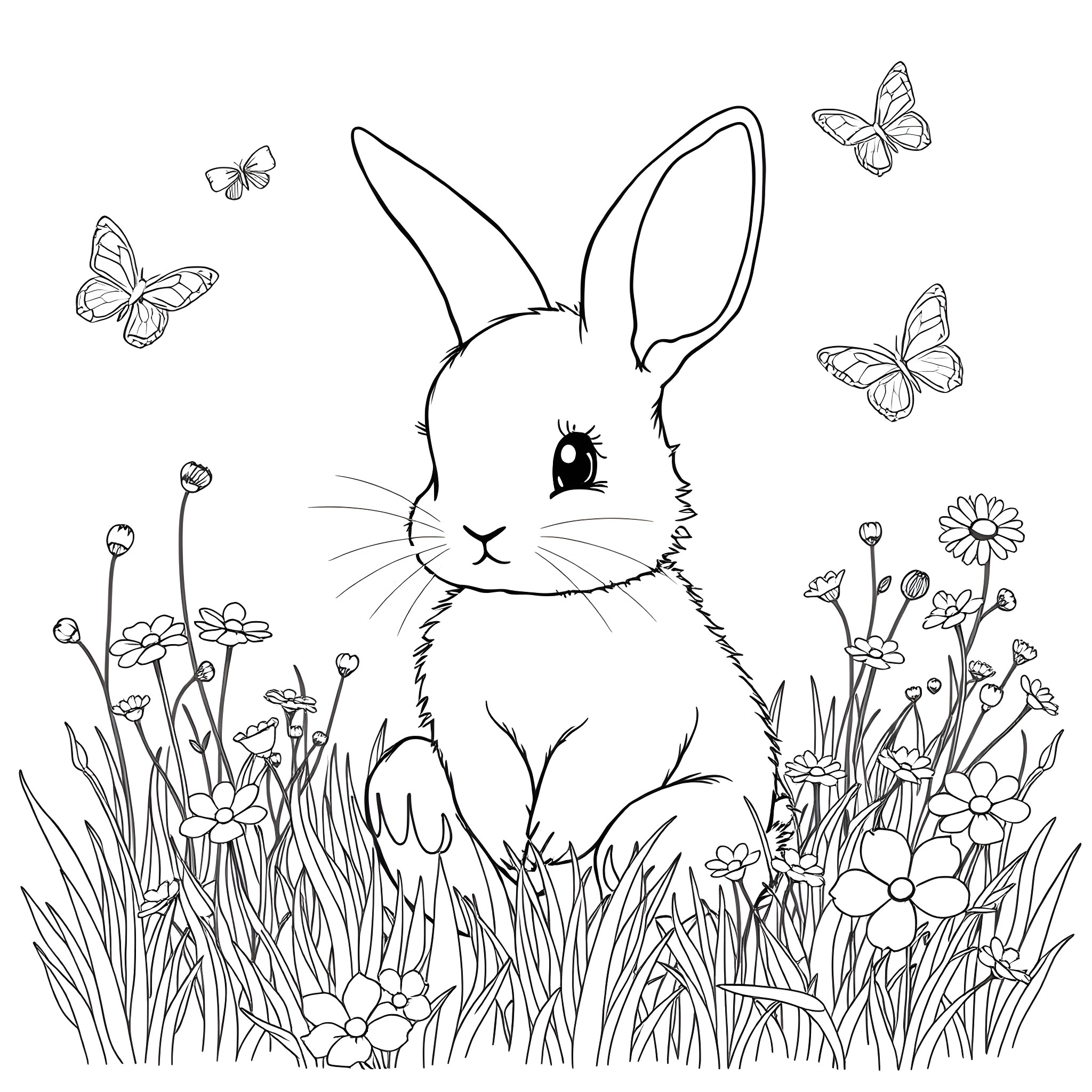 11 Best Rabbit Coloring Pages (Free Printable PDFs)