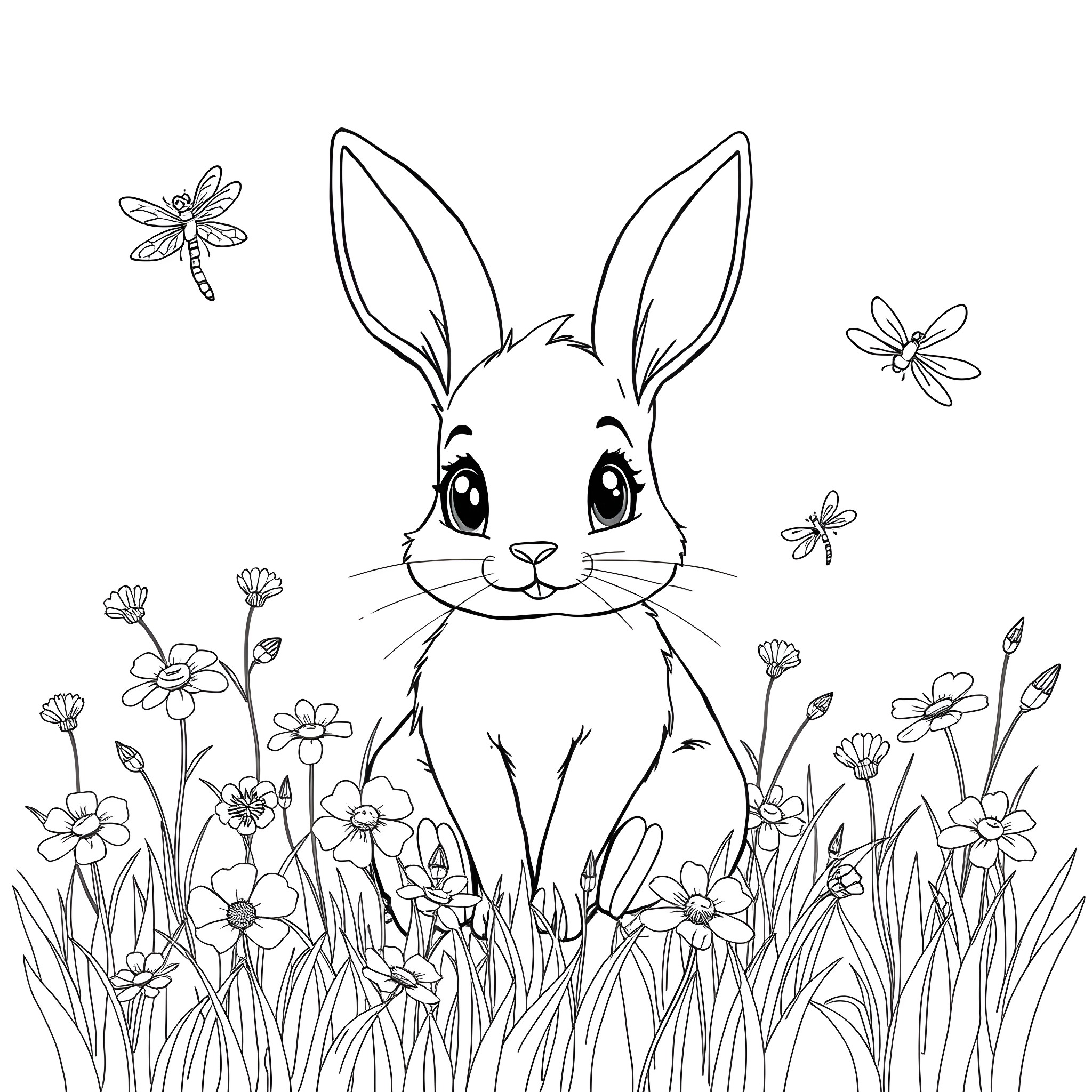 25 Best Bunny Coloring Pages (Free Printable PDFs)