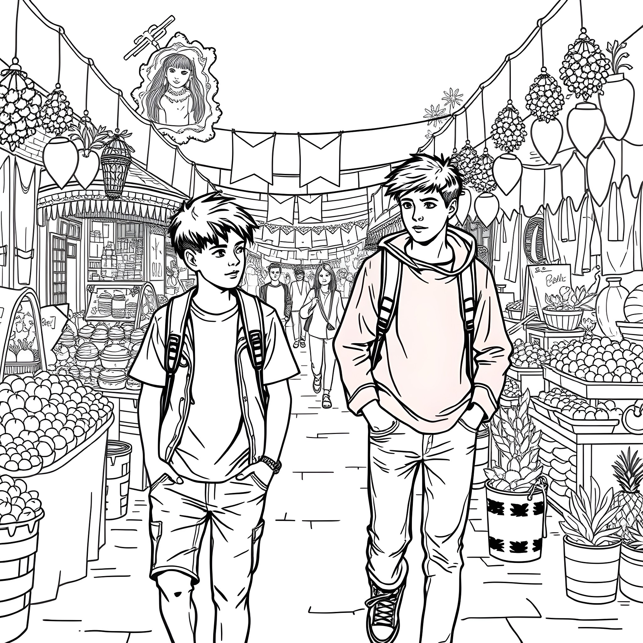 62 Best Teen Boy Coloring Pages (Free Printable PDFs)