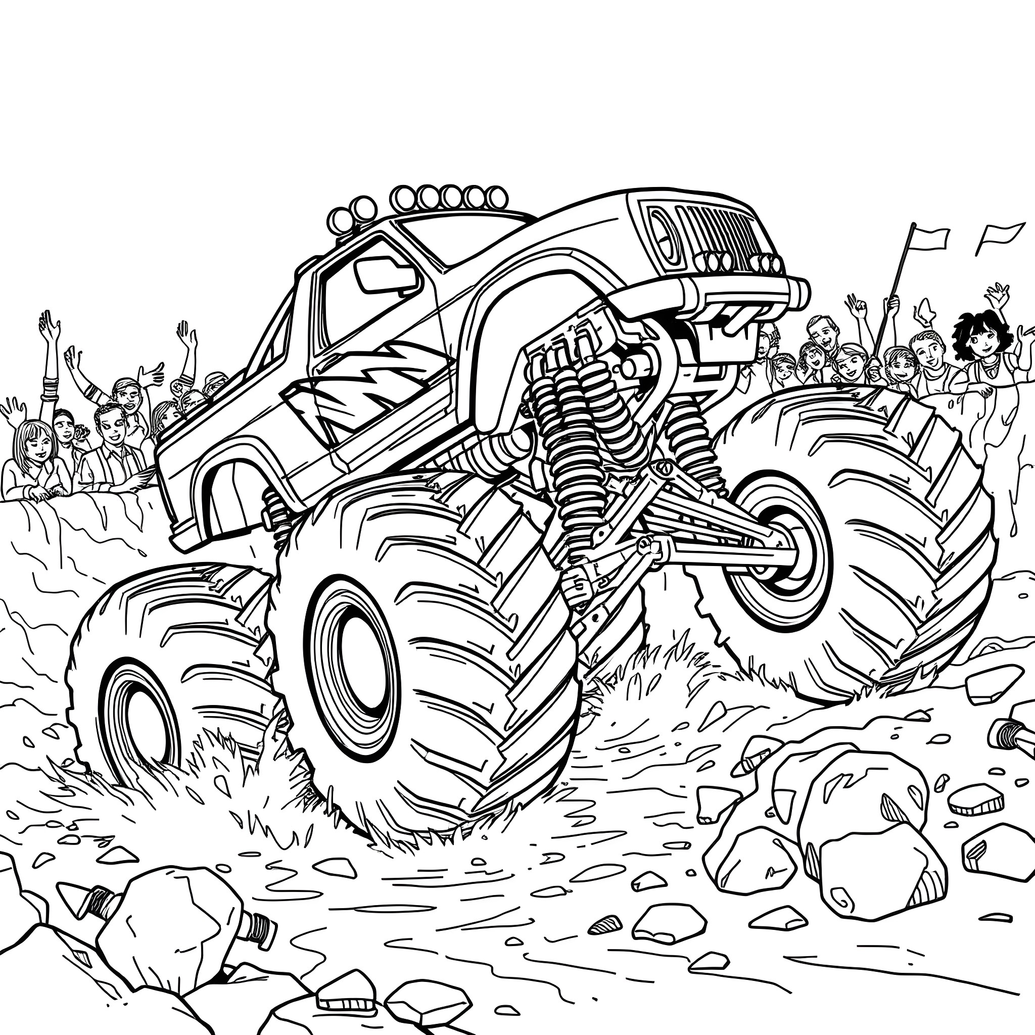 Best Monster Truck Coloring Pages (Free Printable PDF)