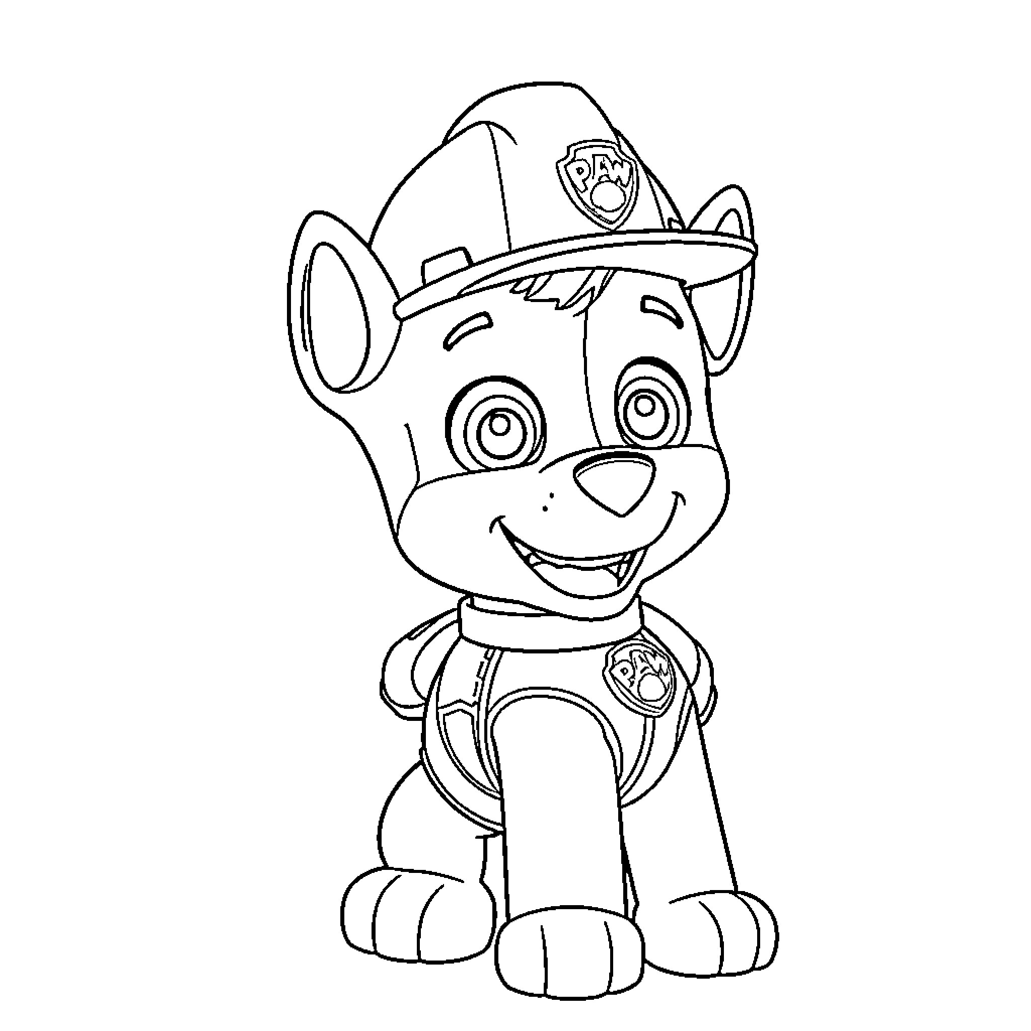 Best Rubble Coloring Pages (Free Printable PDF)