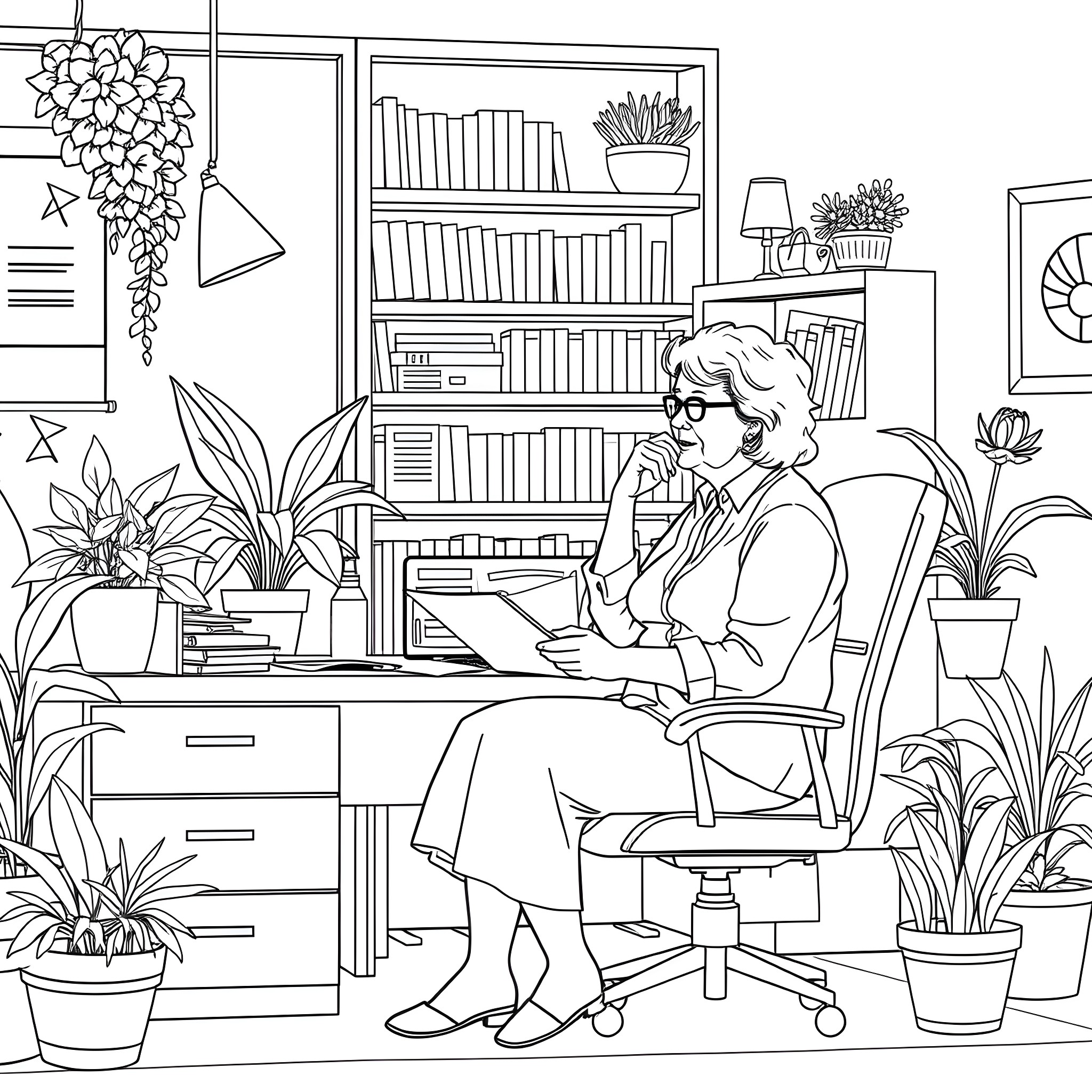 23 Best Senior Coloring Pages (Free Printable PDFs)