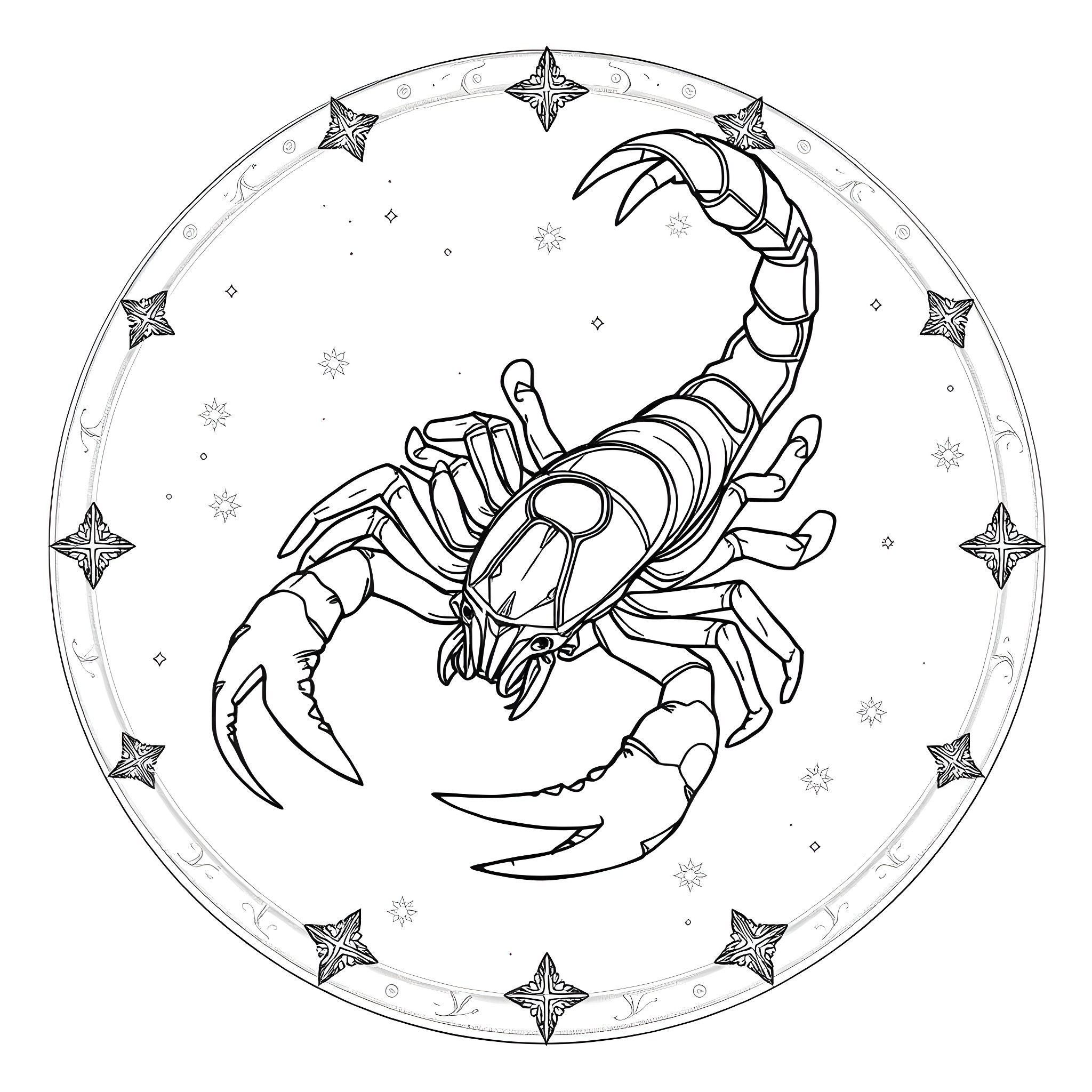 Best Scorpio Coloring Pages (Free Printable PDF)